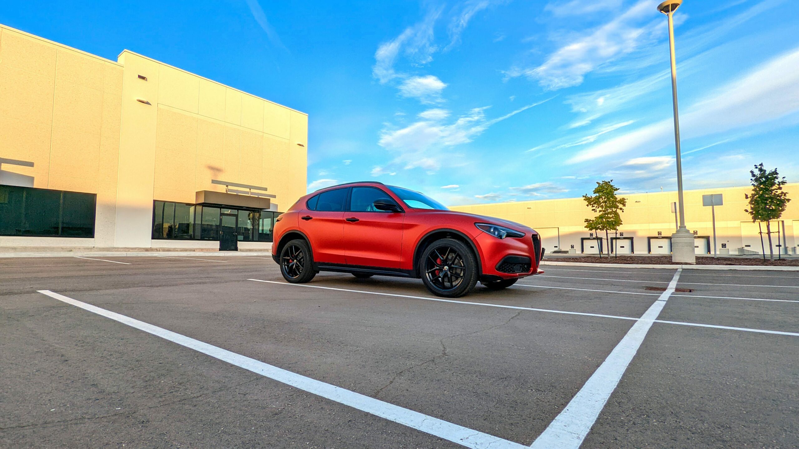 Alfa Romeo Stelvio Matte Iced Red Titanium - Concept Wraps