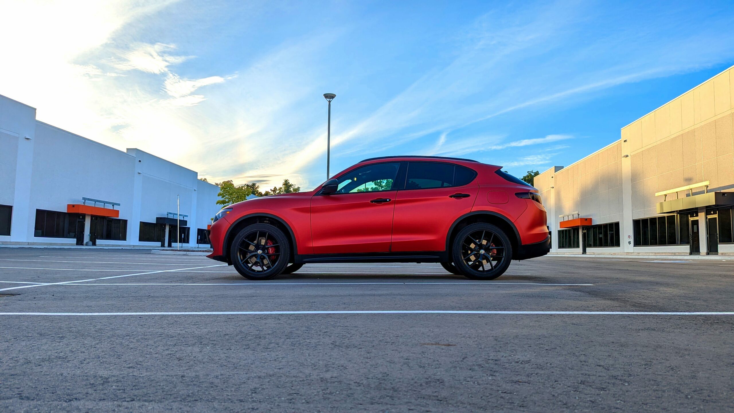 Alfa Romeo Stelvio Matte Iced Red Titanium - Concept Wraps