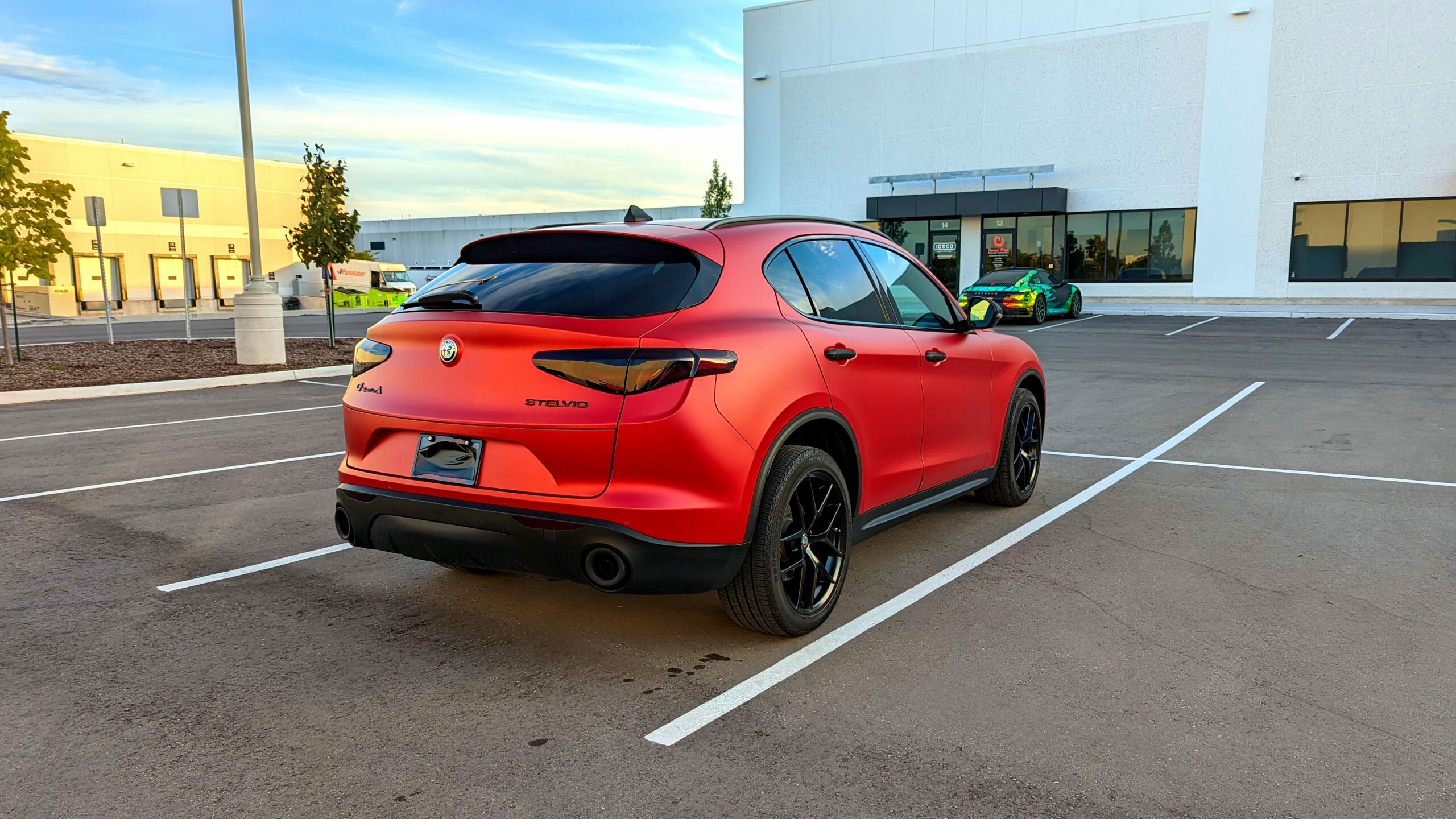 Alfa Romeo Stelvio Matte Iced Red Titanium - Concept Wraps
