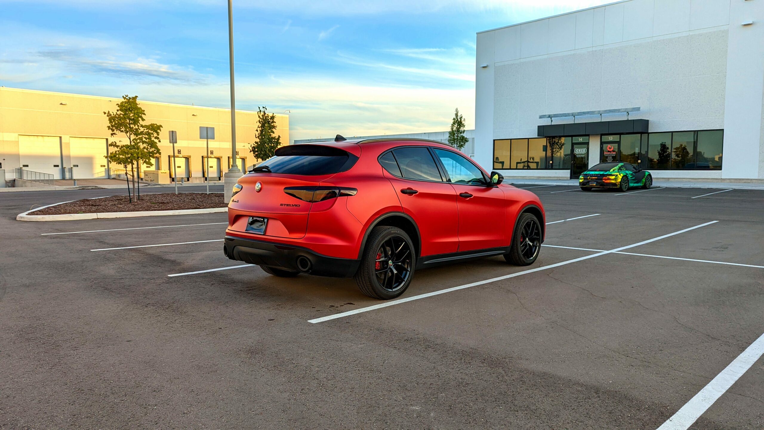 Alfa Romeo Stelvio Matte Iced Red Titanium - Concept Wraps