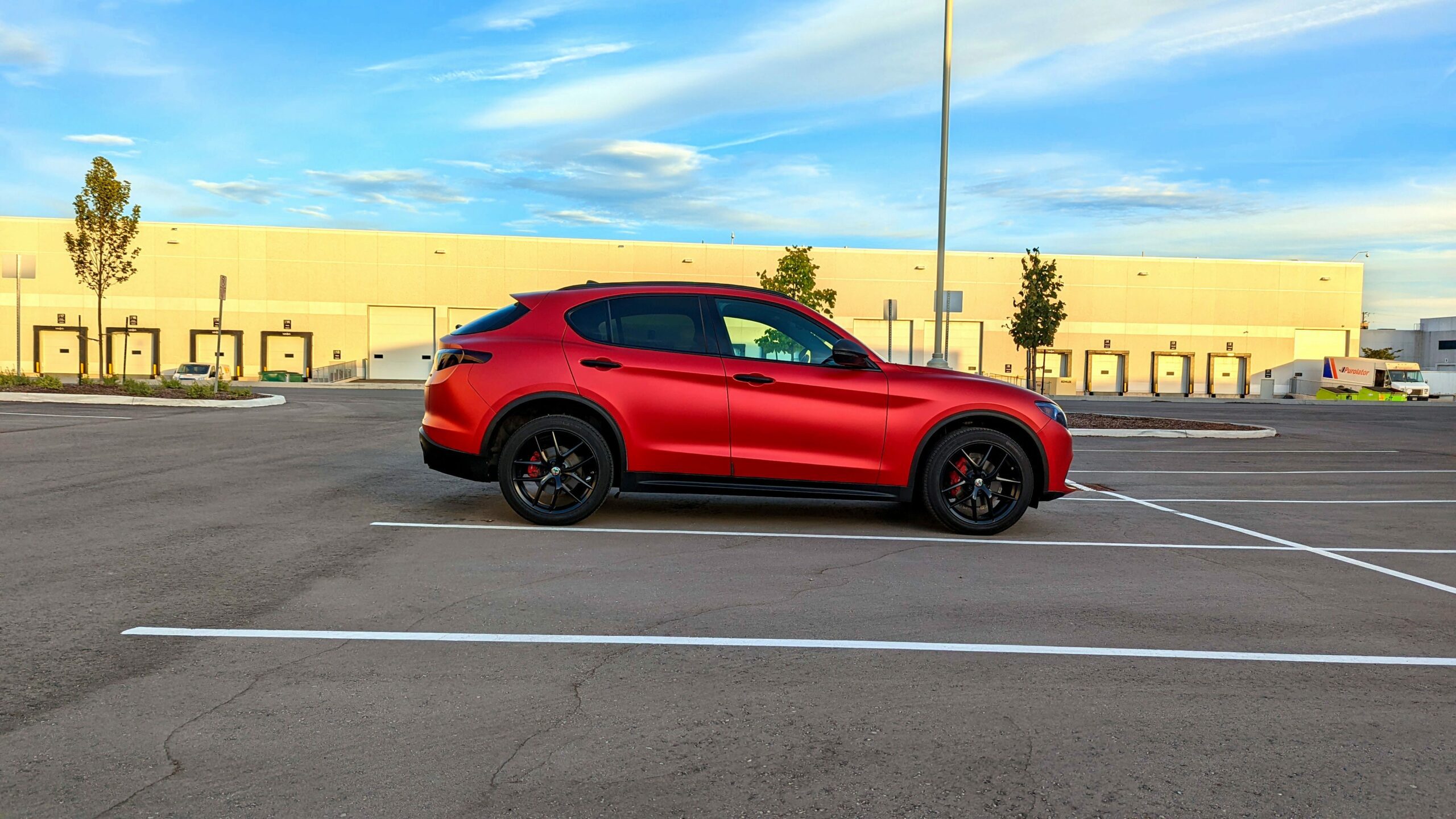 Alfa Romeo Stelvio Matte Iced Red Titanium - Concept Wraps