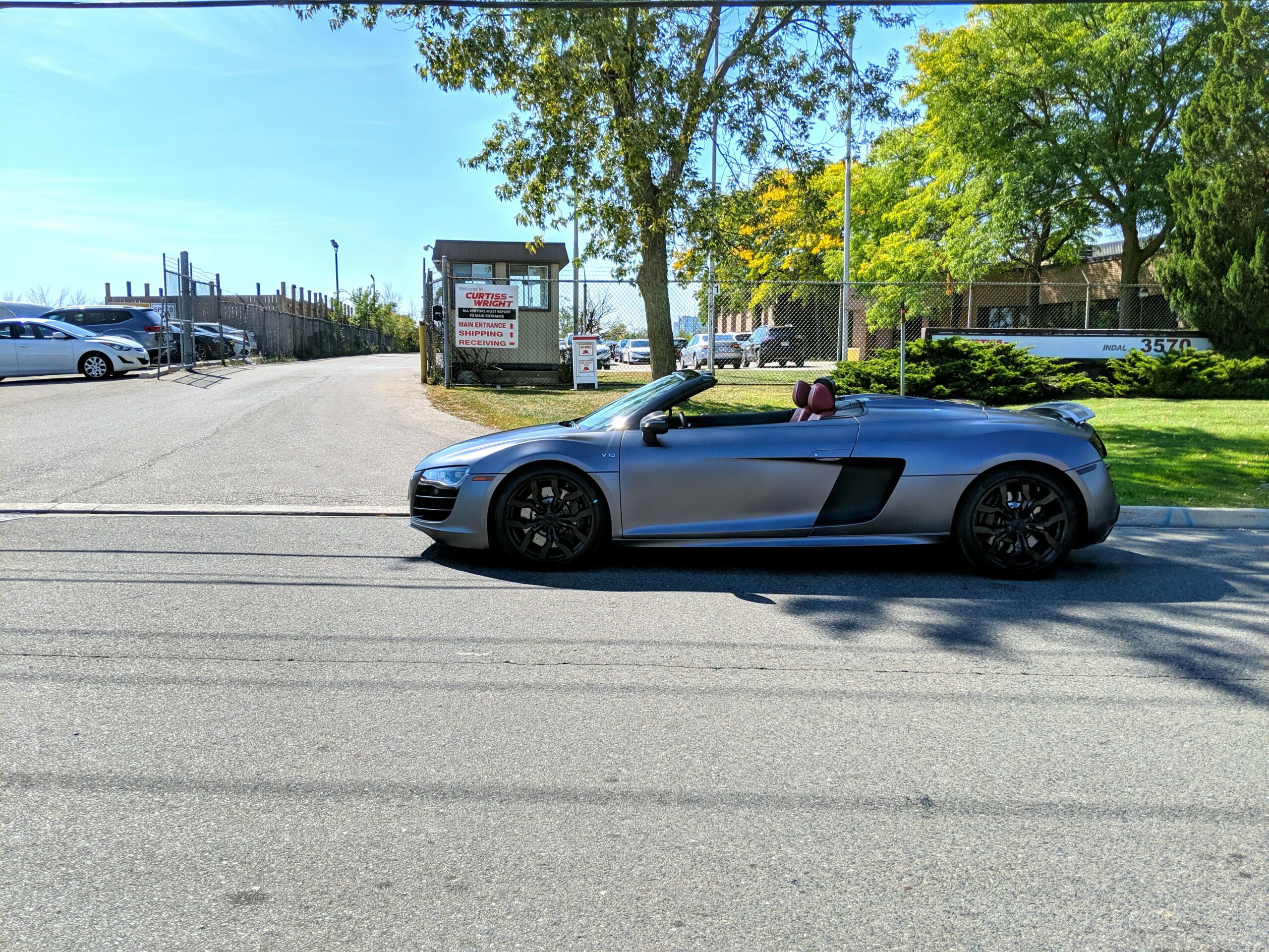 Audi R8 Satin Dark Grey - Concept Wraps