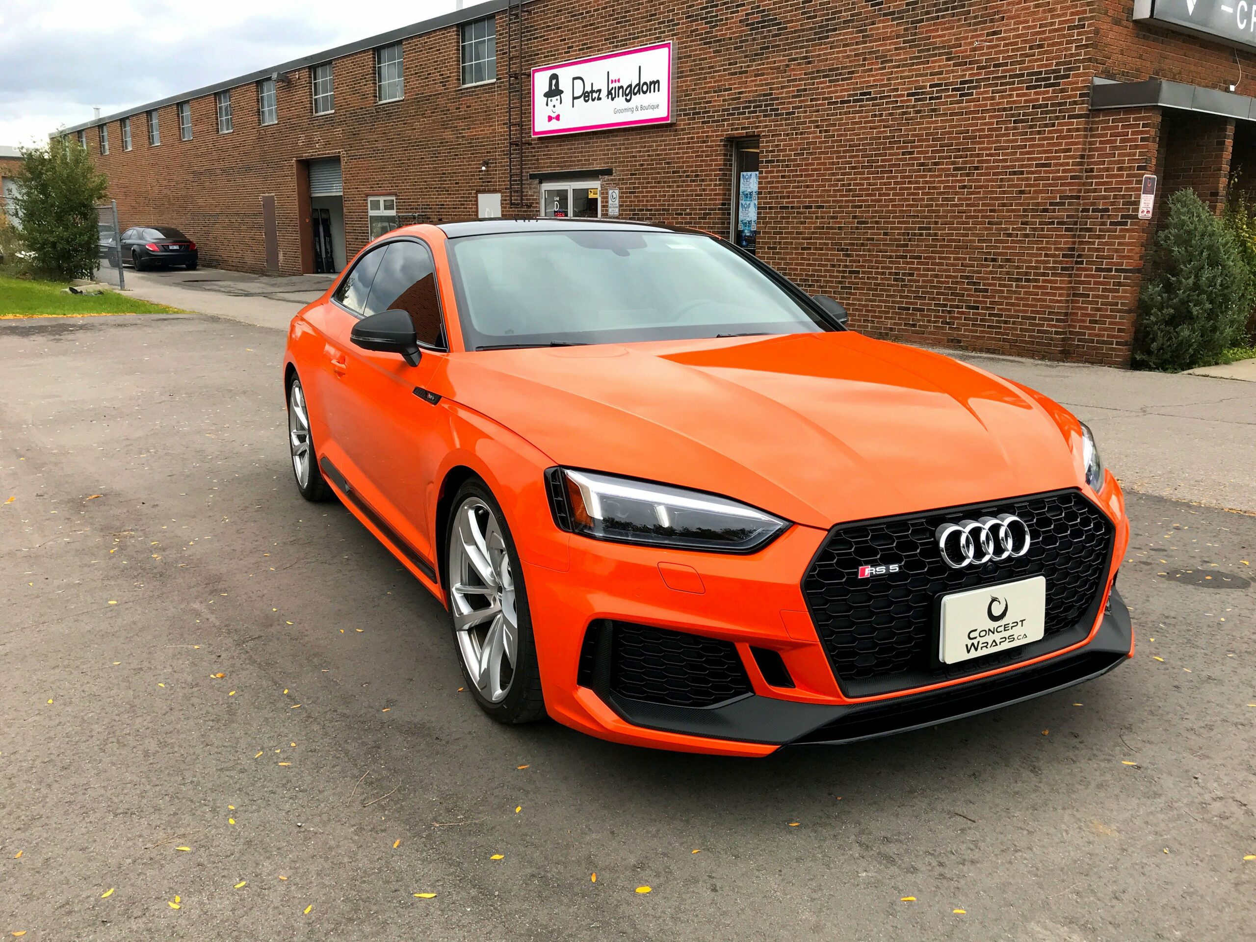 Audi RS5 Gloss Orange - Concept Wraps