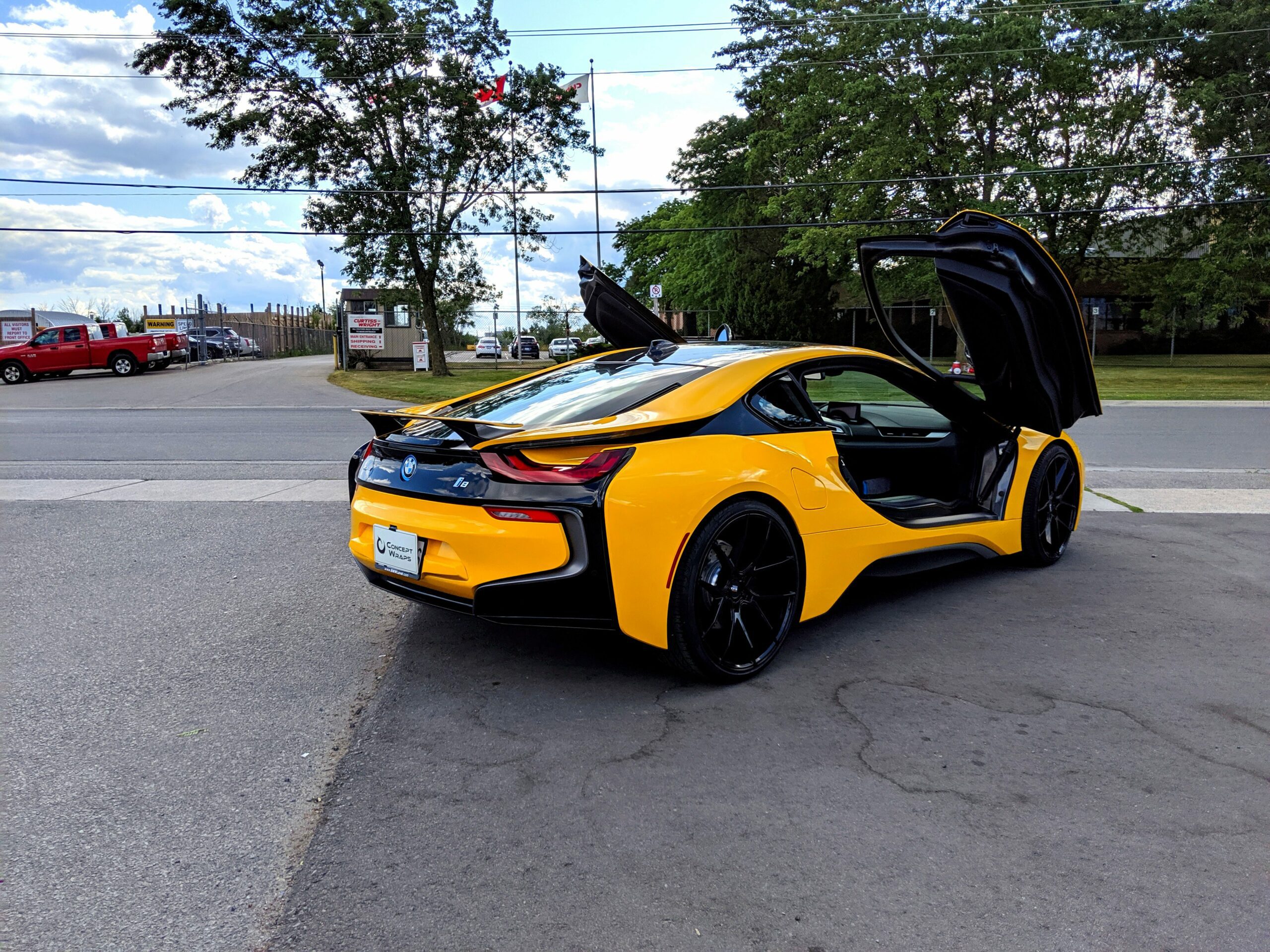 BMW I8 Yellow - Concept Wraps