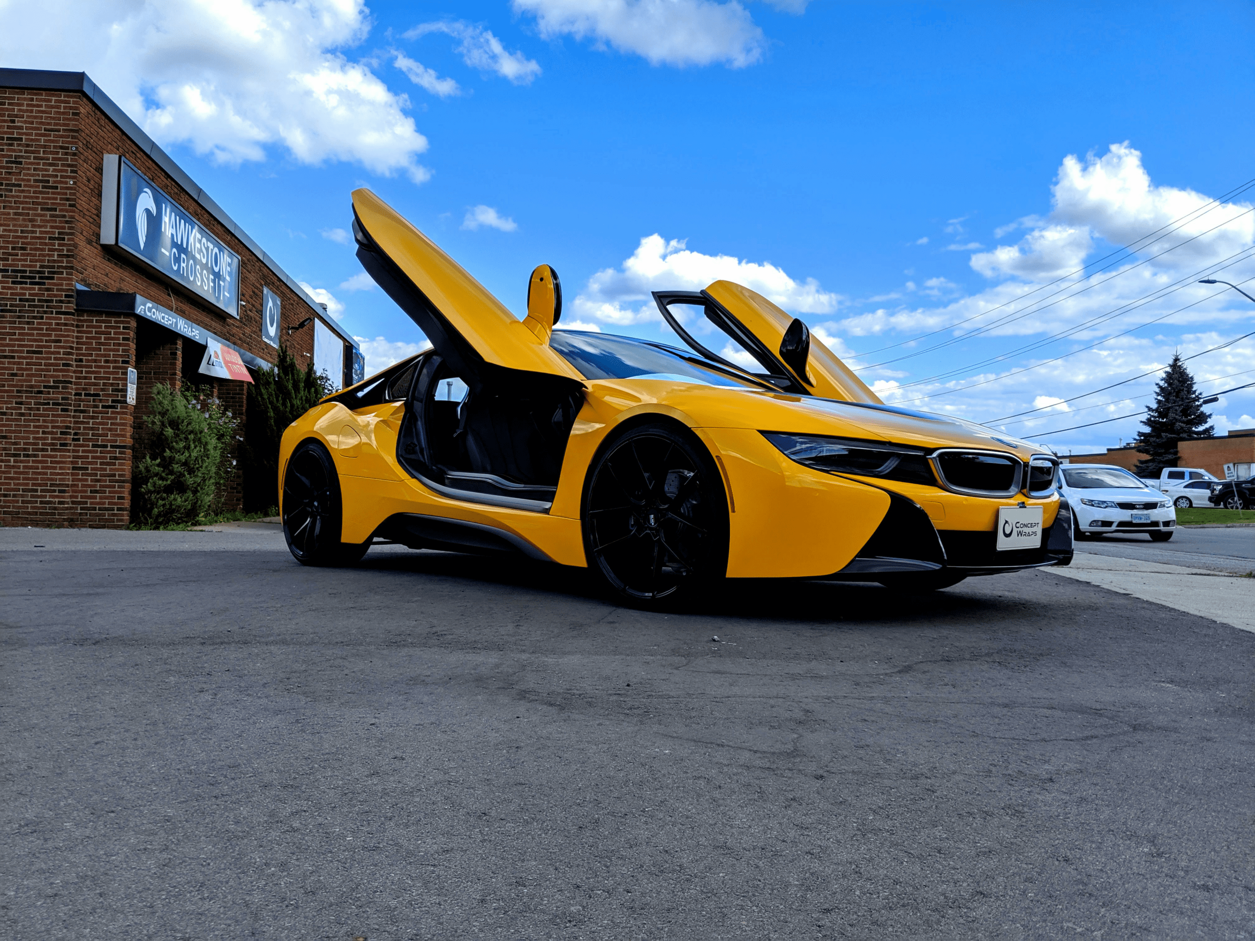 BMW I8 Yellow - Concept Wraps
