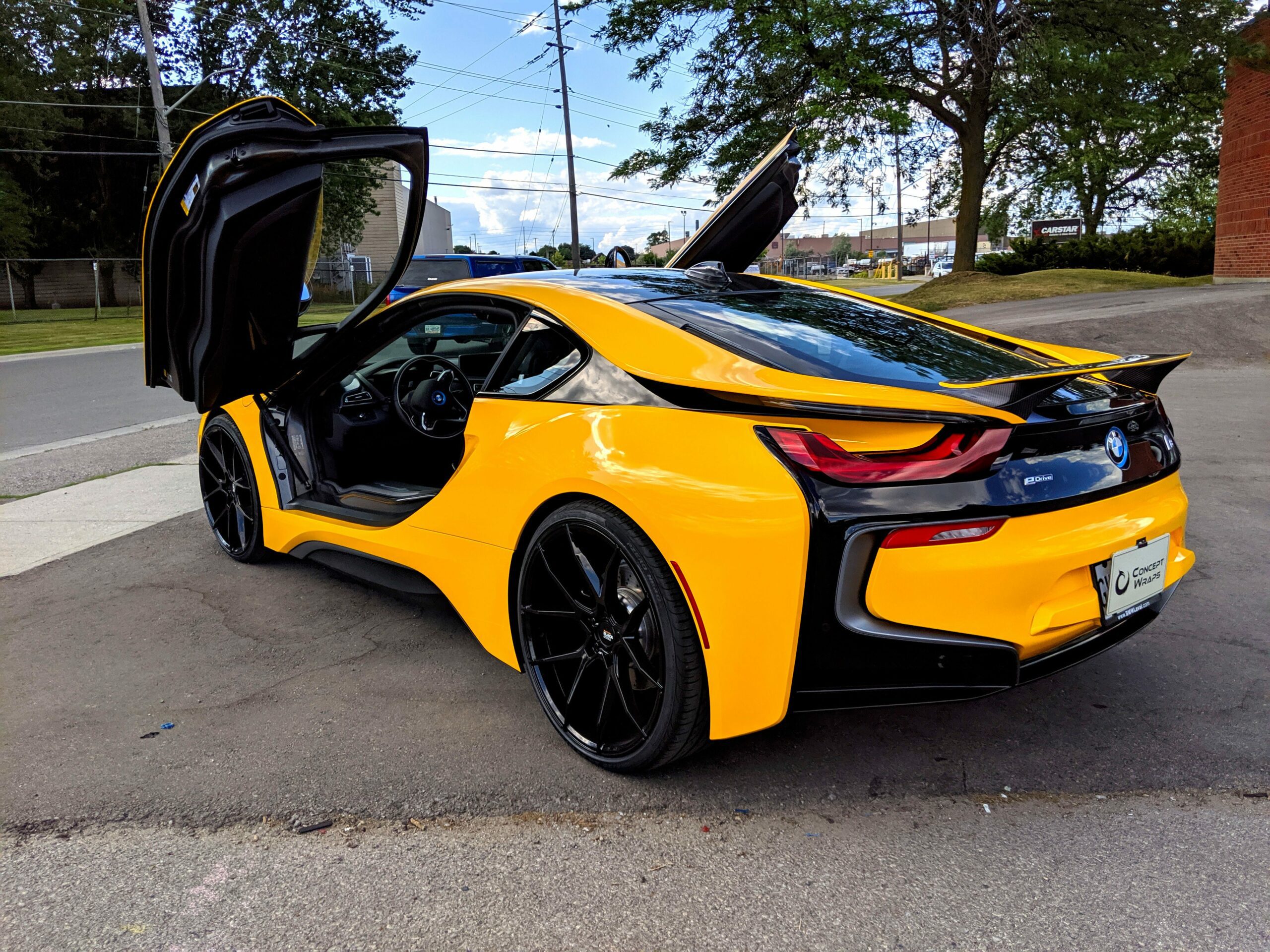 BMW I8 Yellow - Concept Wraps