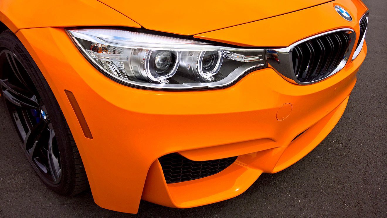 BMW M3 Gloss Bright Orange - Concept Wraps