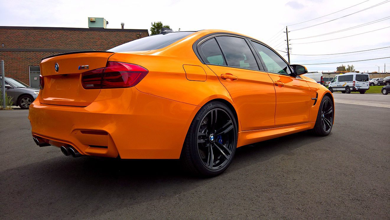 BMW M3 Gloss Bright Orange - Concept Wraps