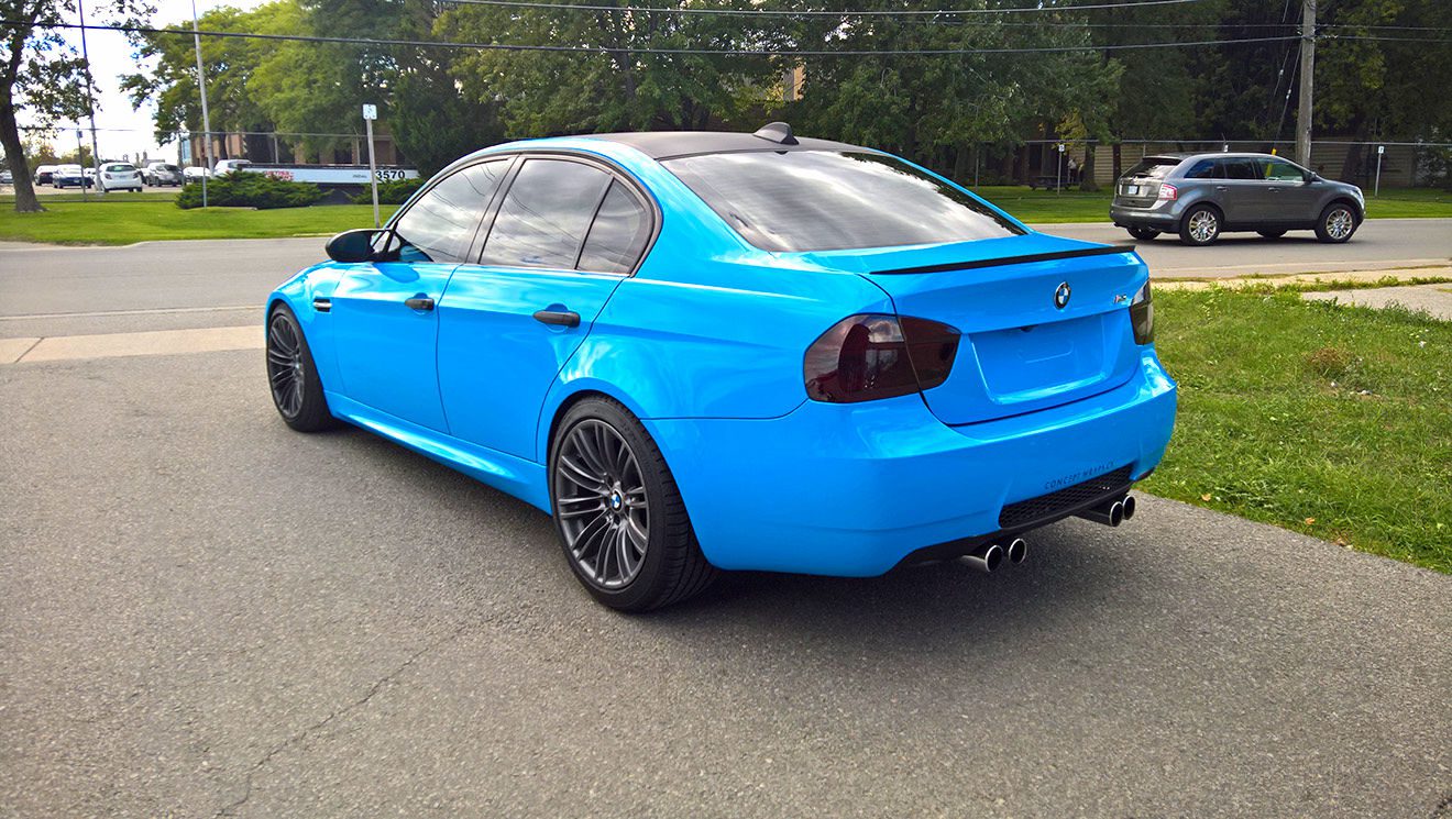 BMW M3 Light Blue - Concept Wraps