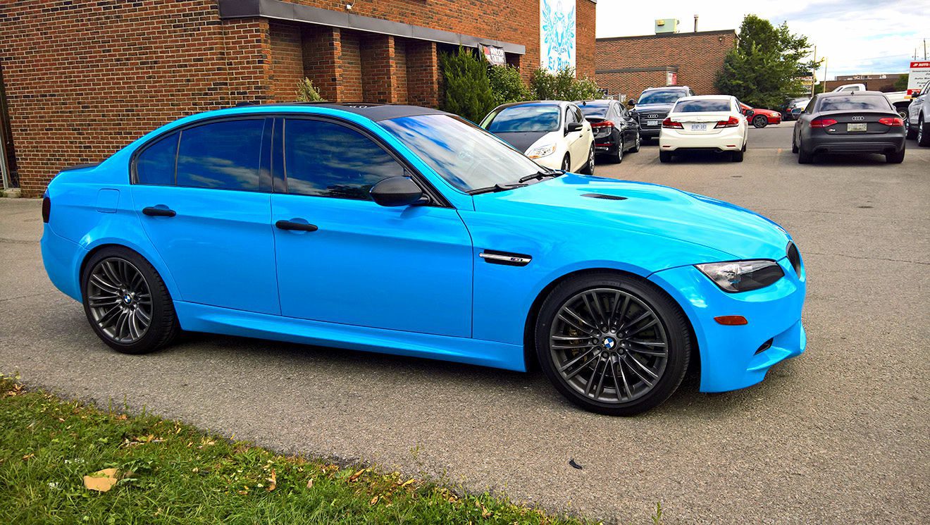 BMW M3 Light Blue - Concept Wraps