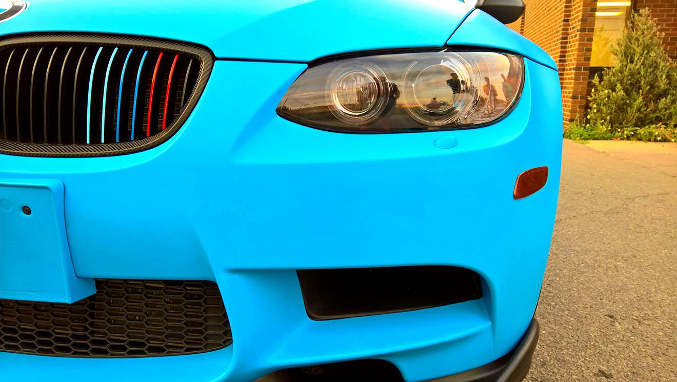 BMW M3 Matte Riviera Blue - Concept Wraps