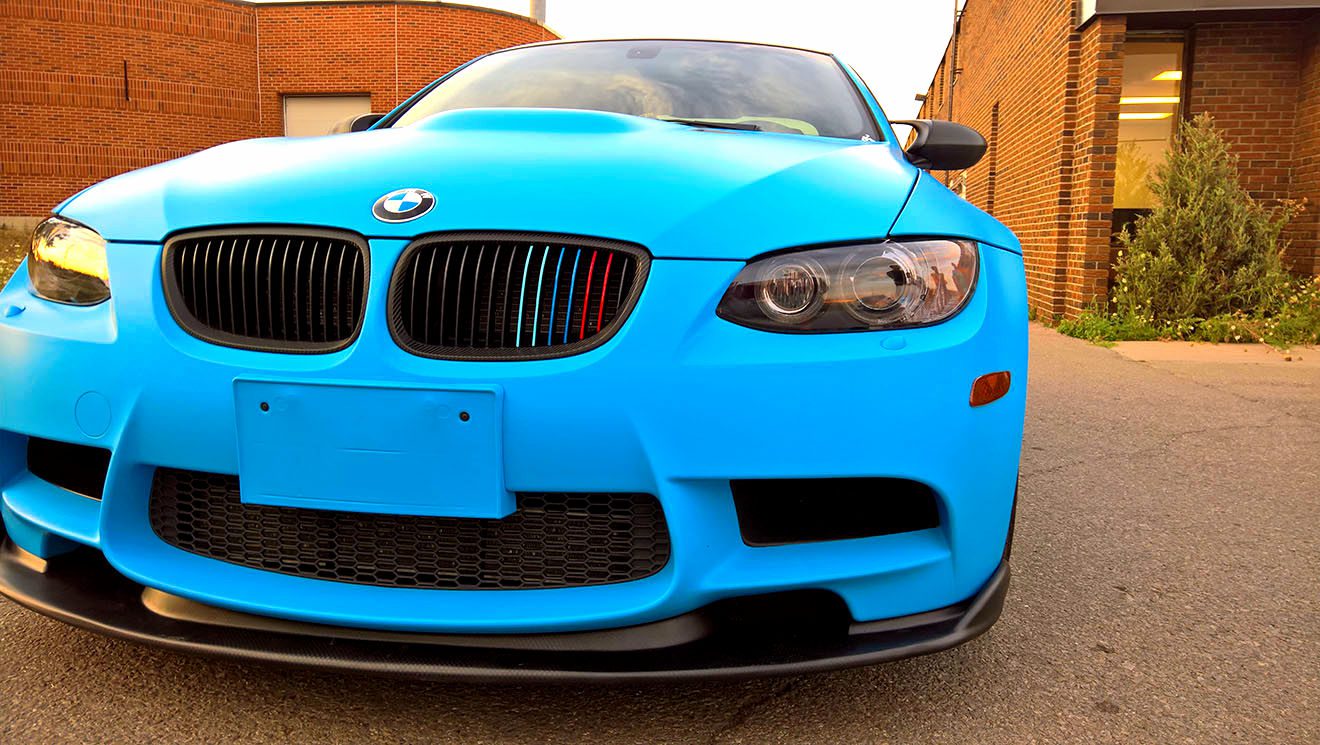 BMW M3 Matte Riviera Blue - Concept Wraps