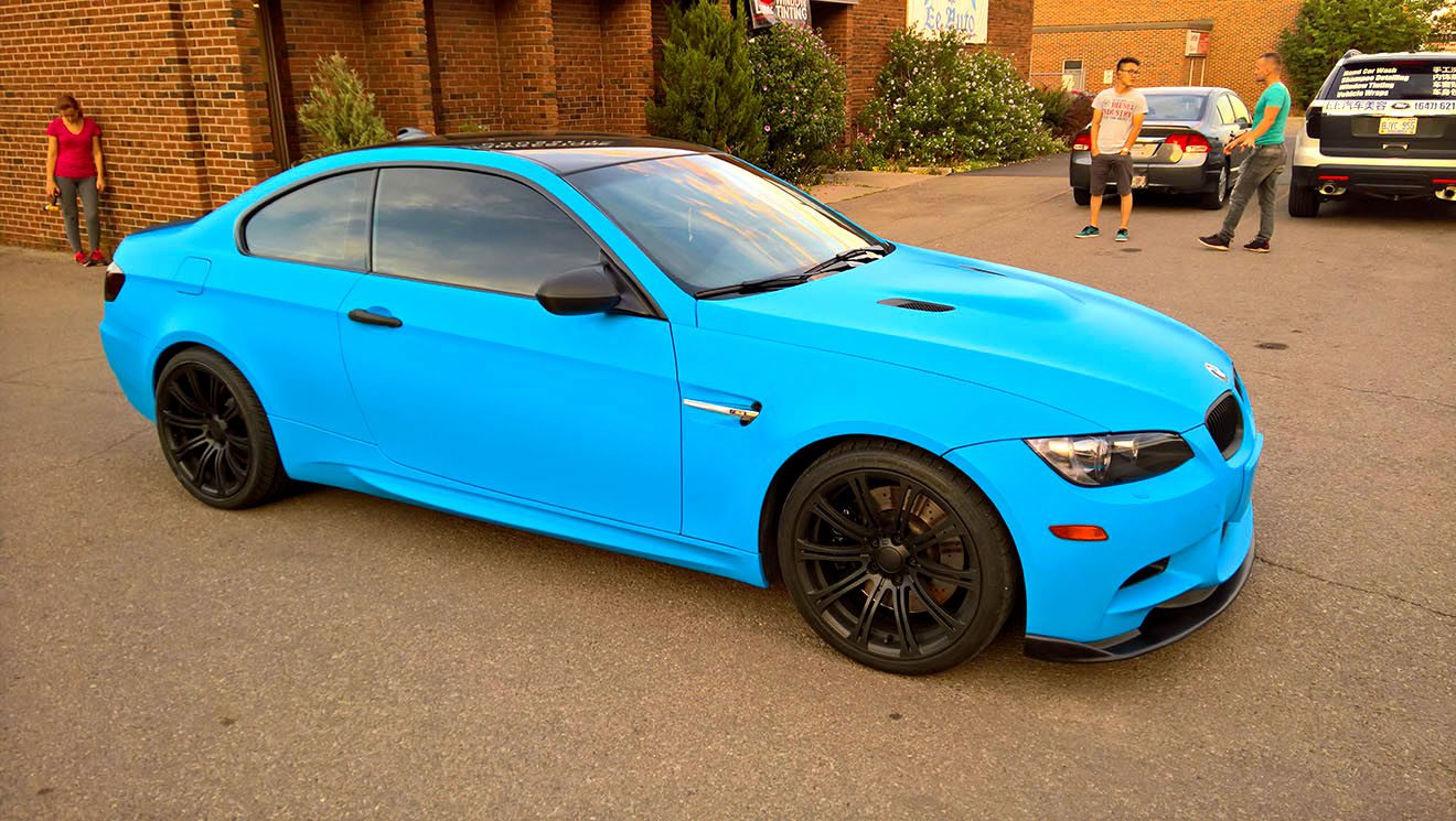 BMW M3 Matte Riviera Blue - Concept Wraps