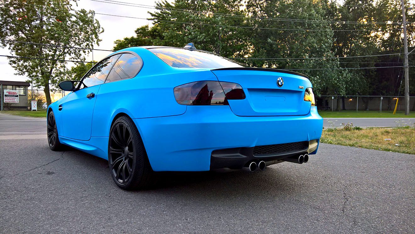 BMW M3 Matte Riviera Blue - Concept Wraps