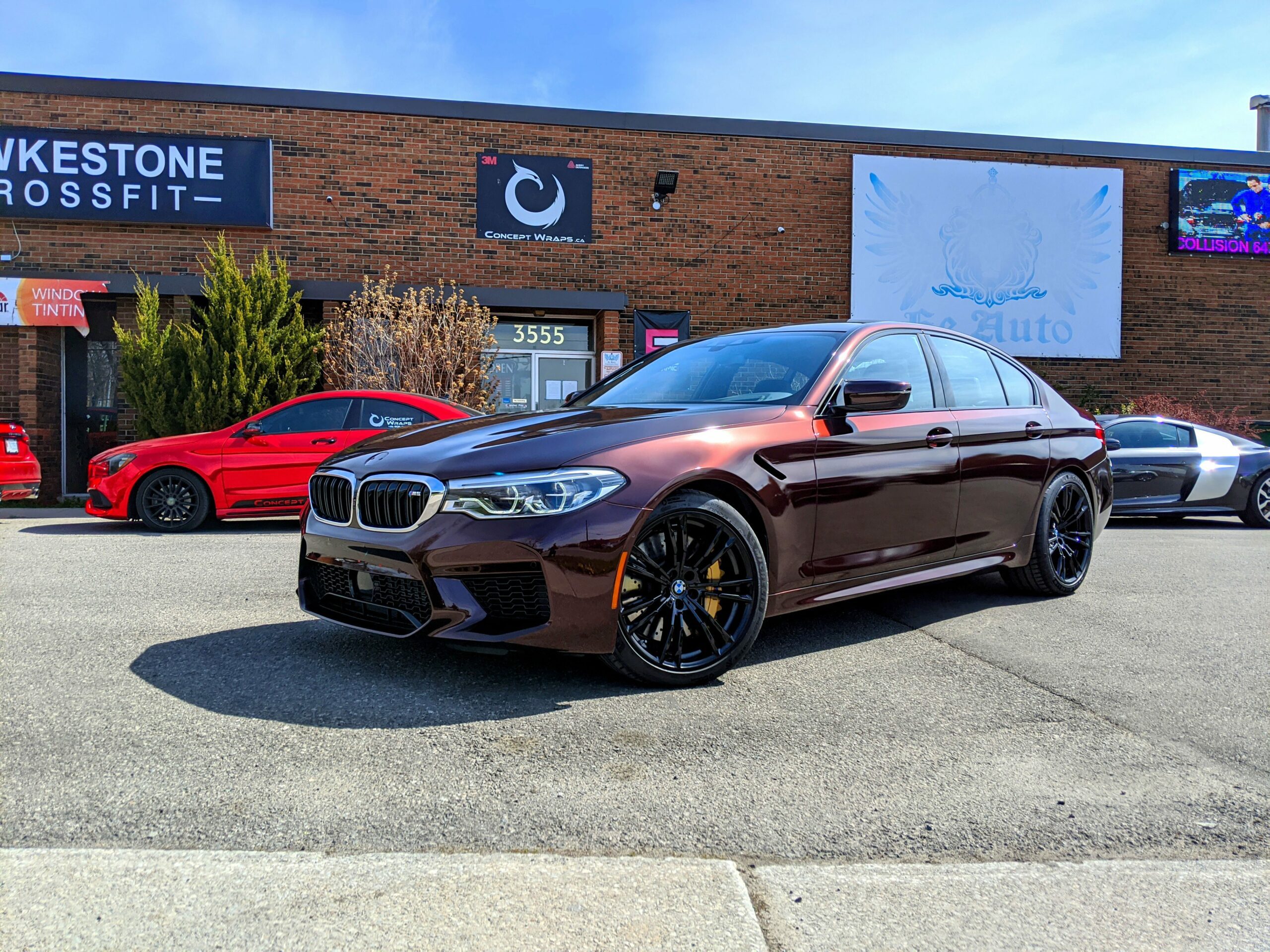 BMW M5 Rose Black - Concept Wraps
