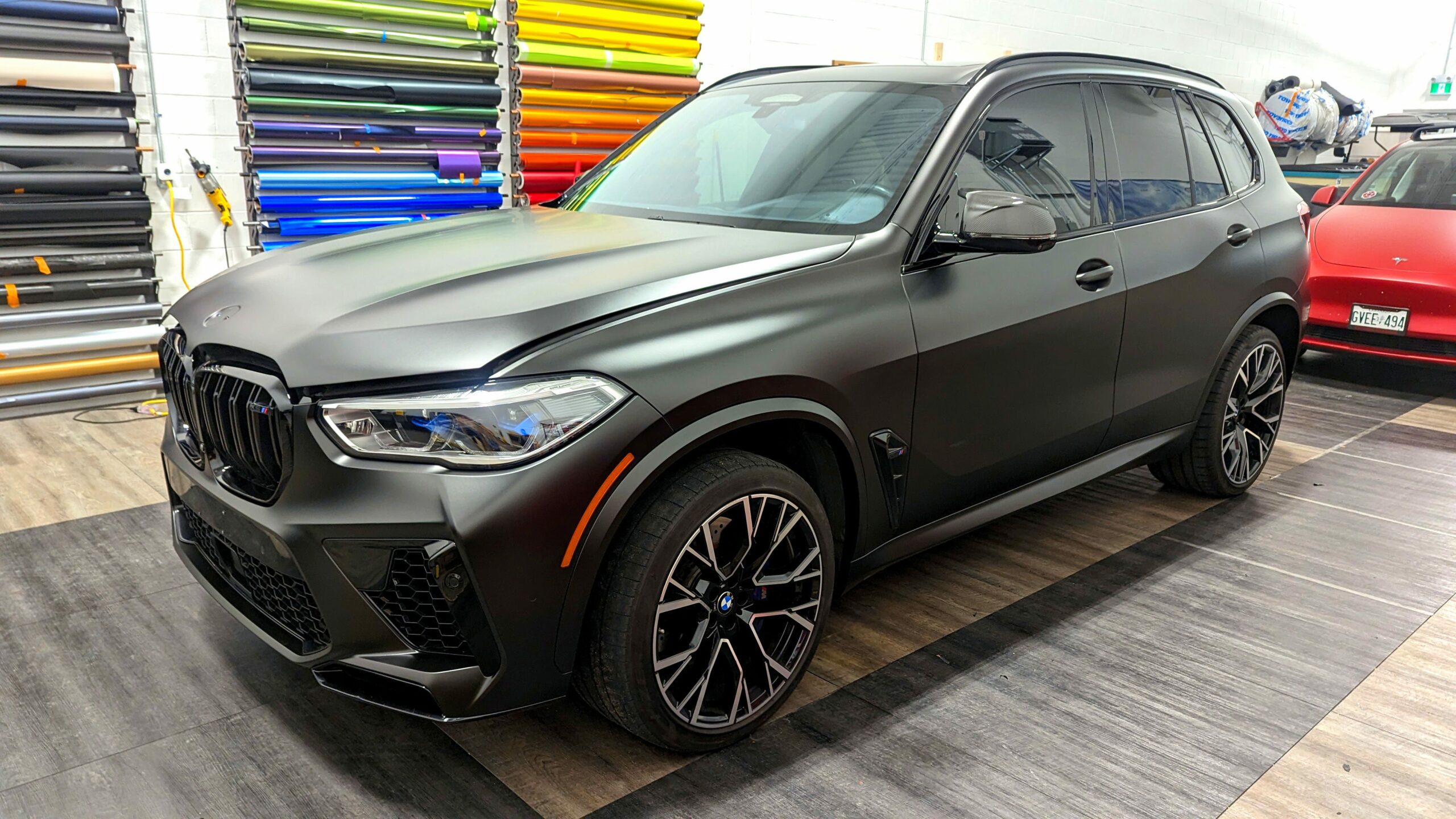 BMW X5M Matte Phantom Black - Concept Wraps