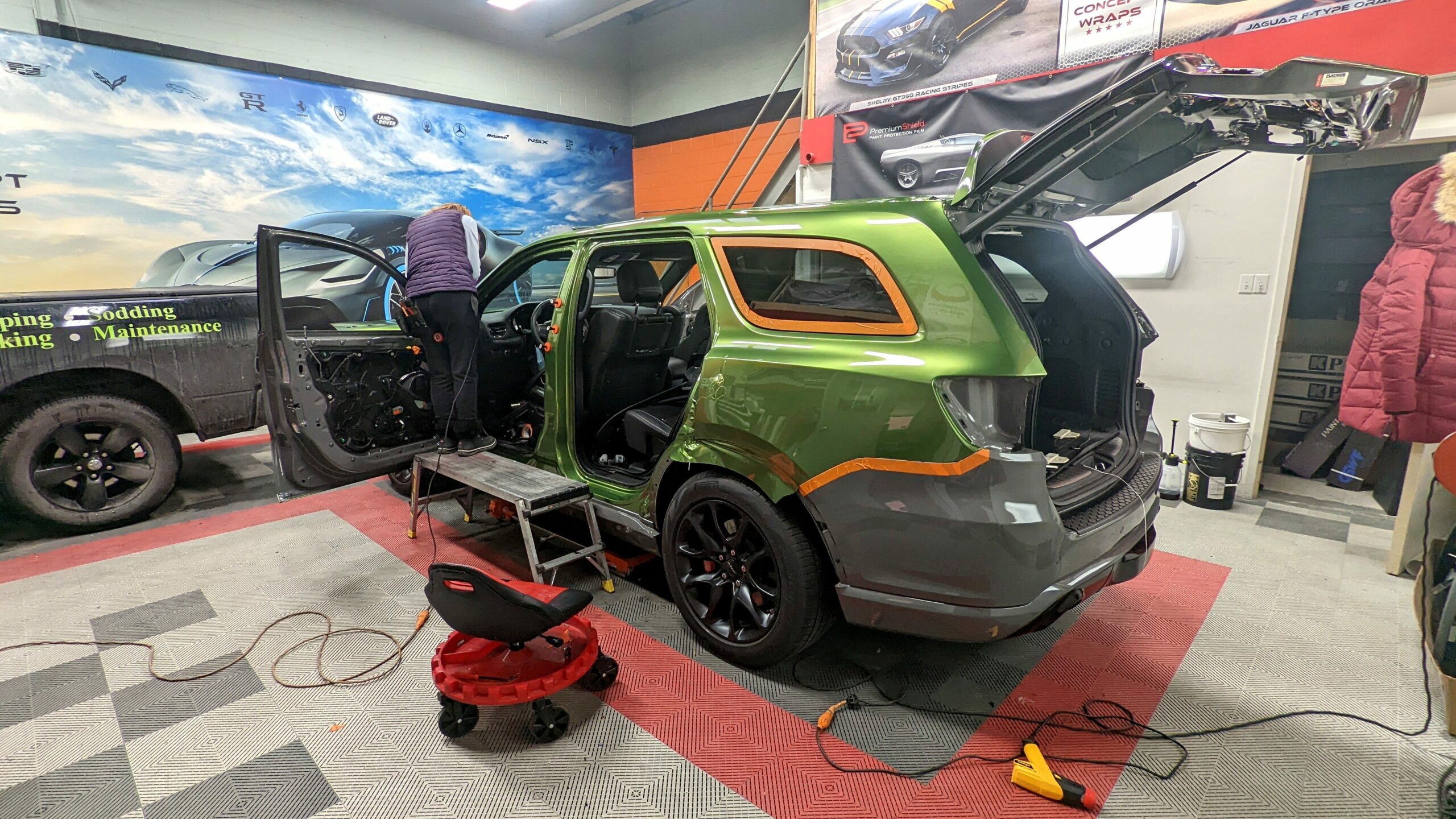 Dodge Durango Hellcat Inozetek Mamba Green - Concept Wraps