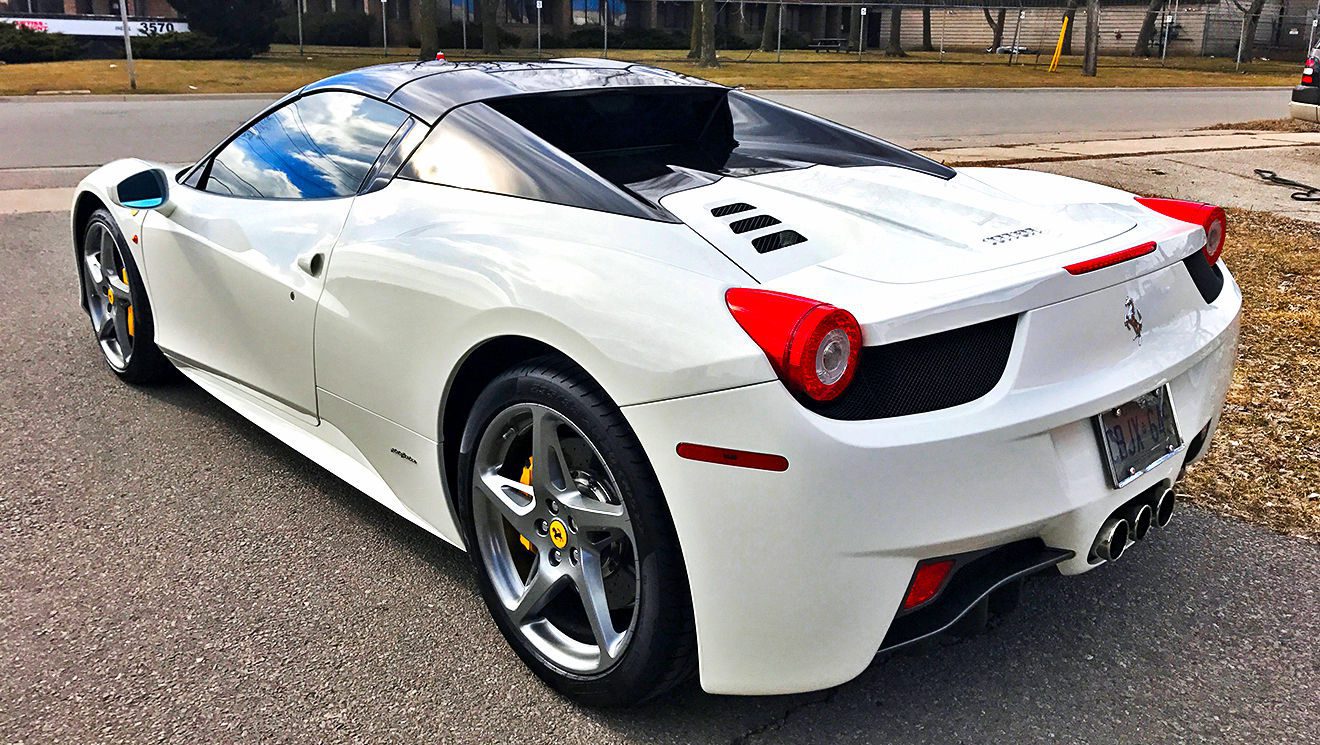 Ferrari 458 Spider Black Top - Concept Wraps