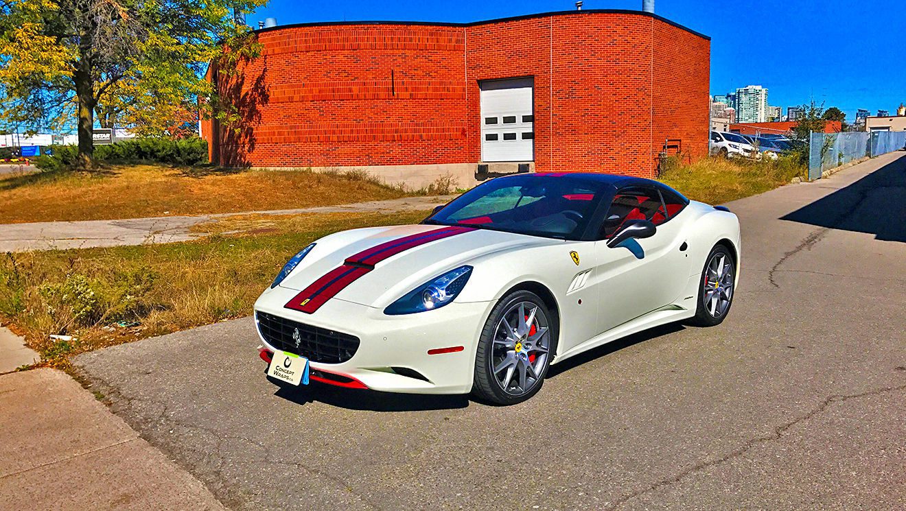 Ferrari California Partial Gloss Black PPF - Concept Wraps