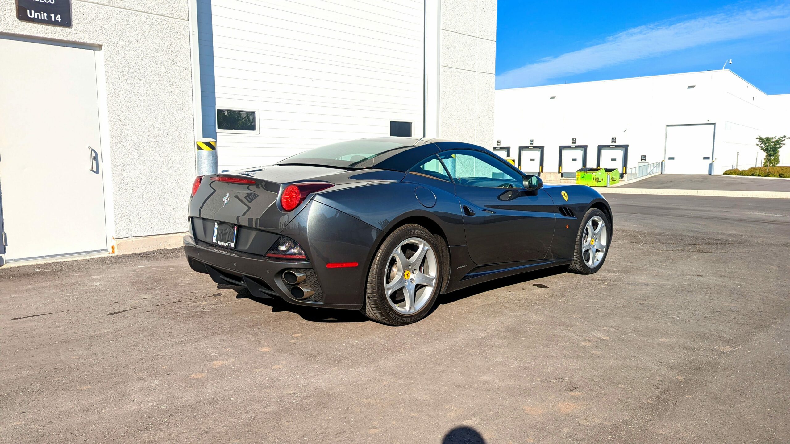 Ferrari California Partial Gloss Black PPF - Concept Wraps