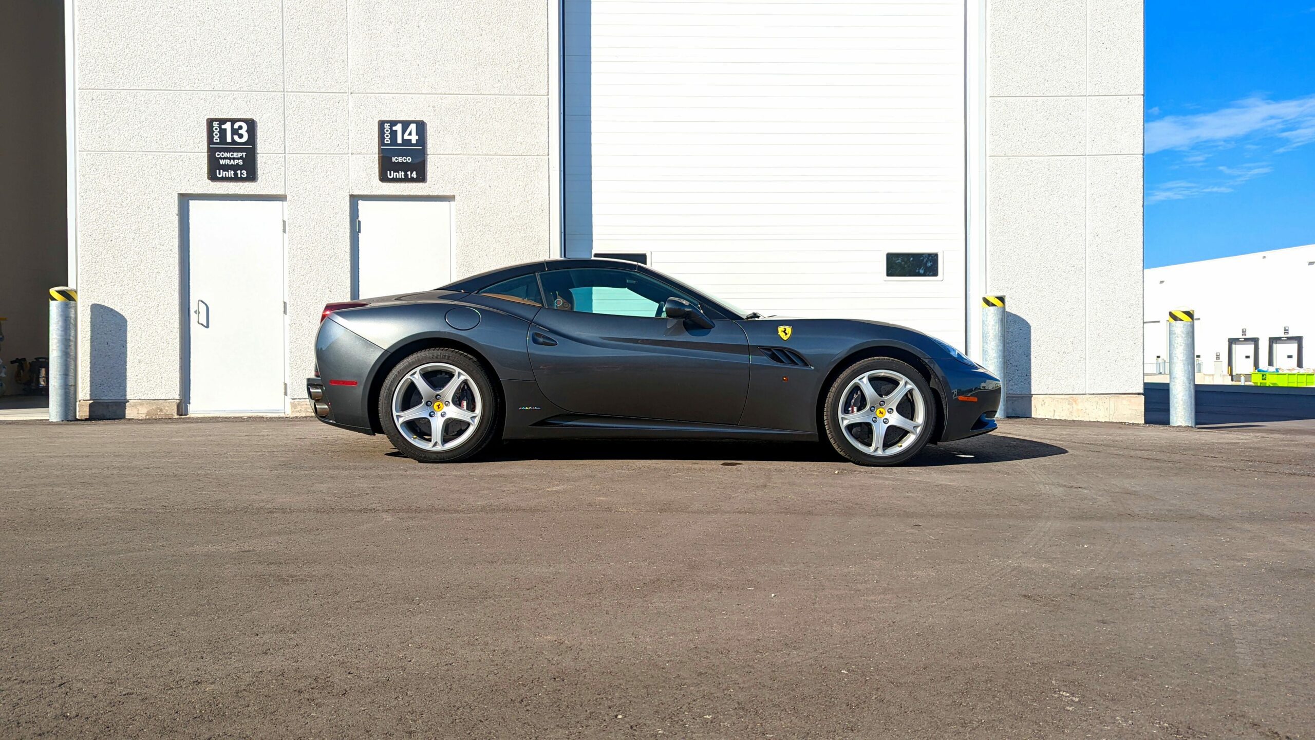 Ferrari California Partial Gloss Black PPF - Concept Wraps