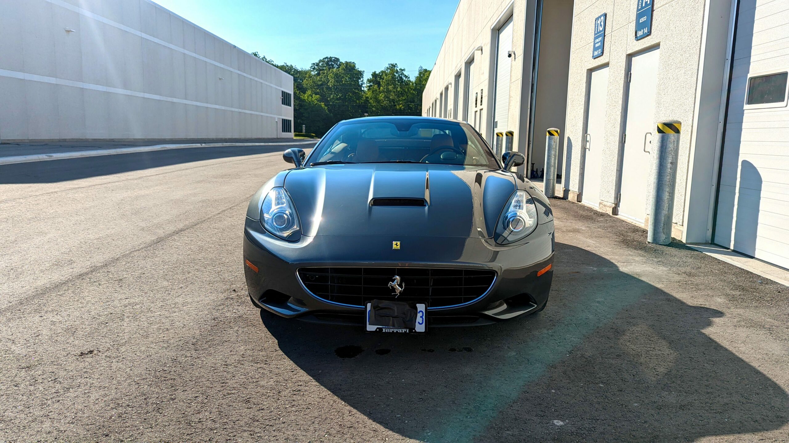 Ferrari California Partial Gloss Black PPF - Concept Wraps
