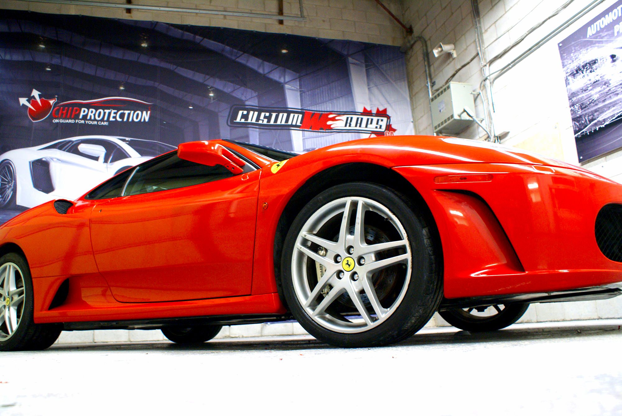 Ferrari F430 Gloss Hot Rod Red - Concept Wraps