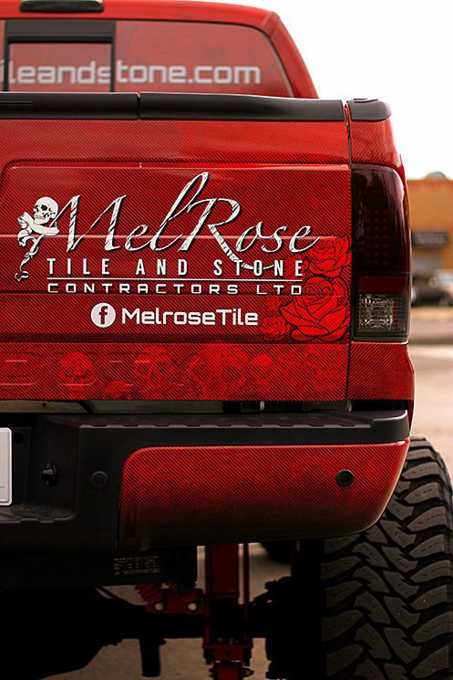 Ford F350 Custom Carbon Fiber Print - Concept Wraps