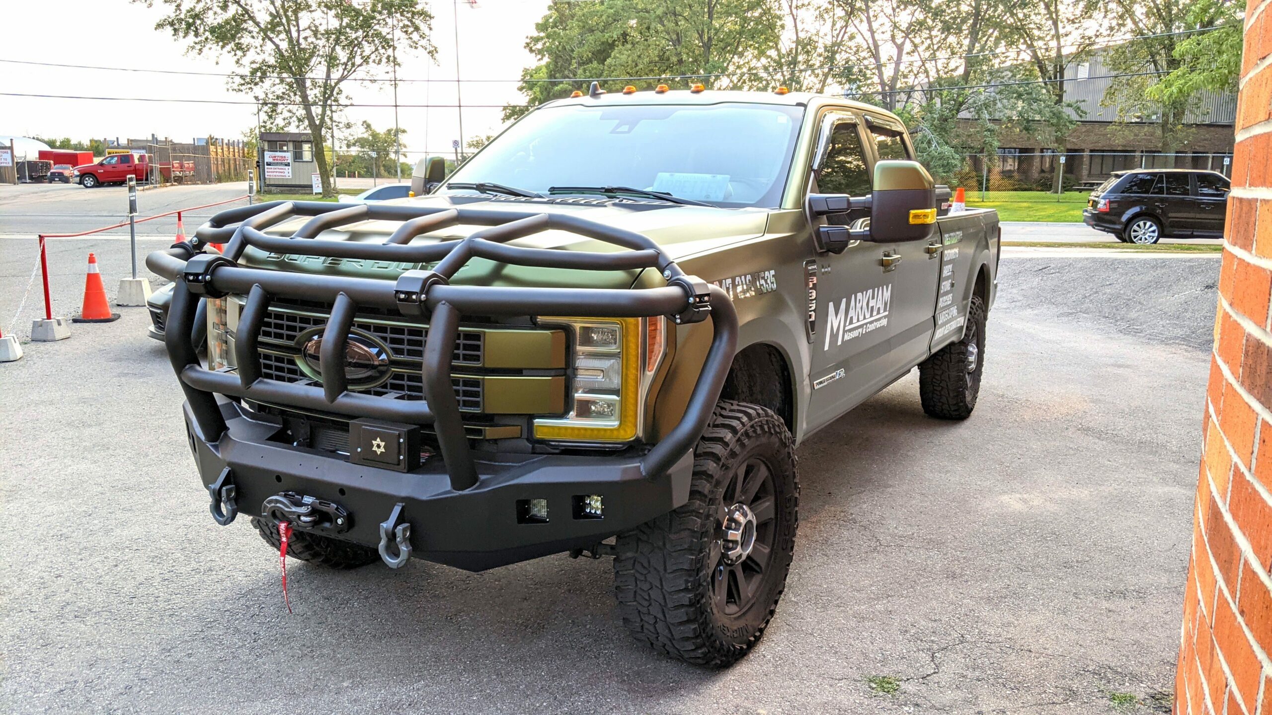 Ford F350 Satin Hope Green - Concept Wraps