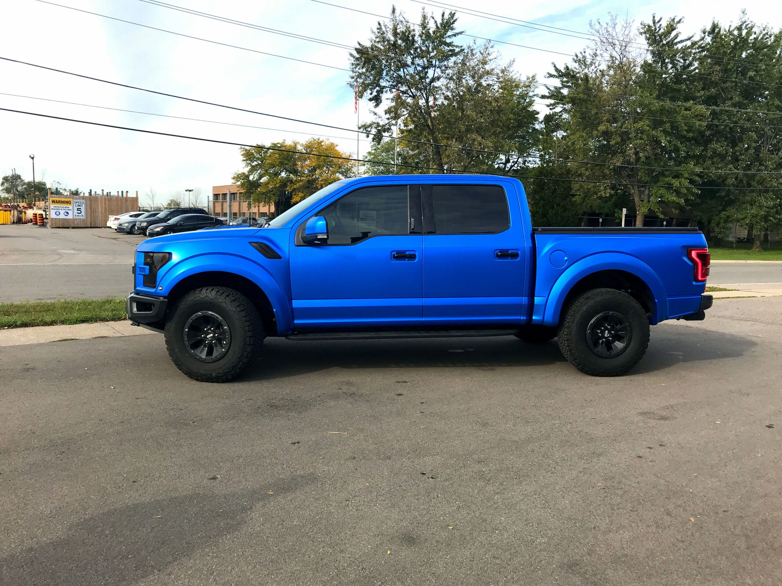 Ford Raptor Satin Perfect Blue - Concept Wraps