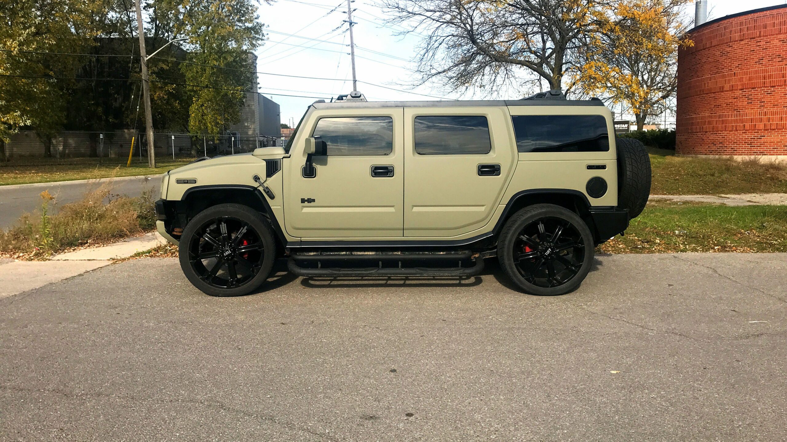 Hummer H2 Matte Khaki - Concept Wraps