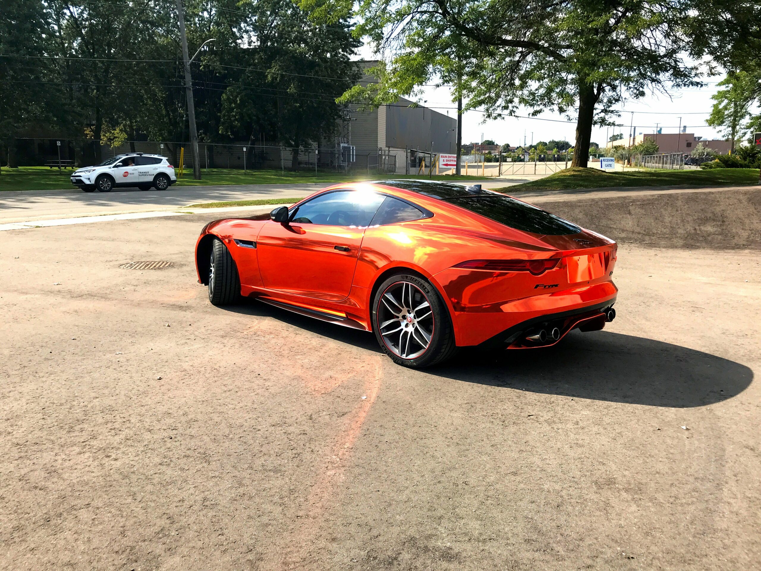 Jaguar F-Type Orange Chrome - Concept Wraps