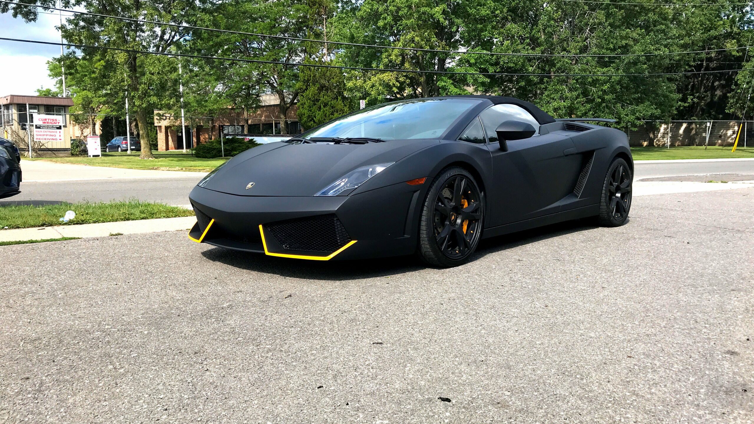 Lamborghini Galardo Matte Black - Concept Wraps