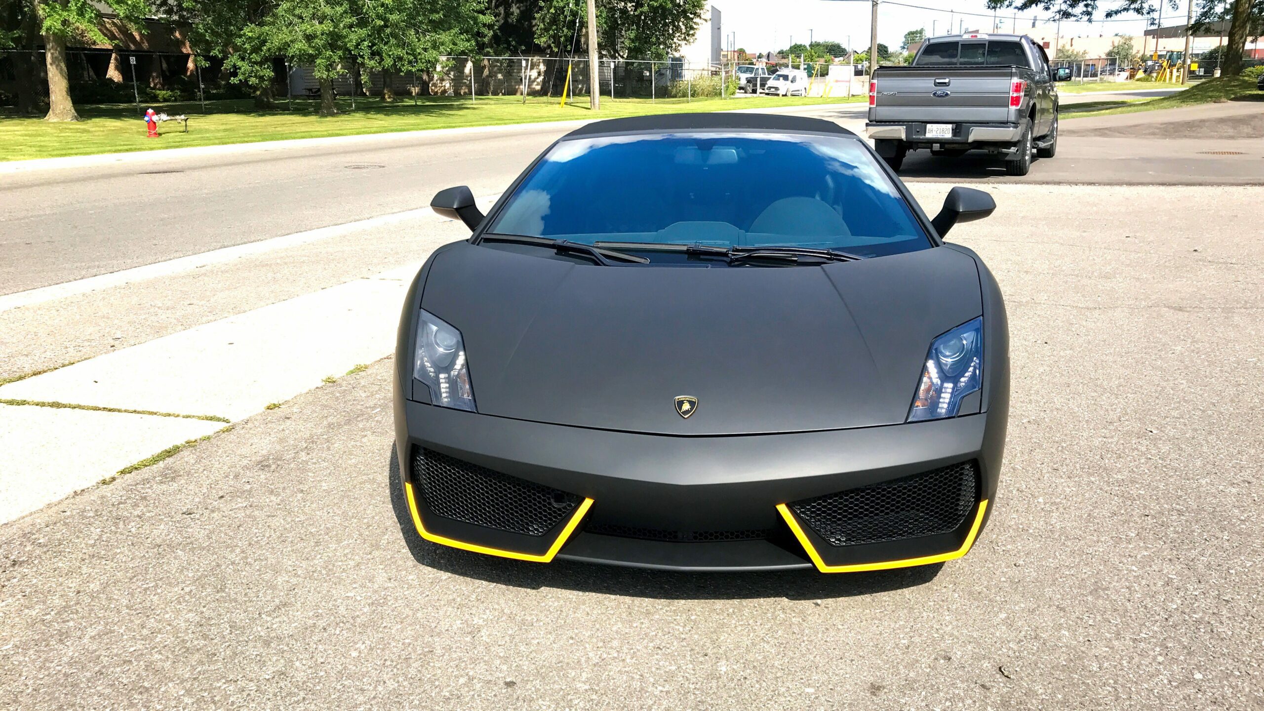 Lamborghini Galardo Matte Black - Concept Wraps