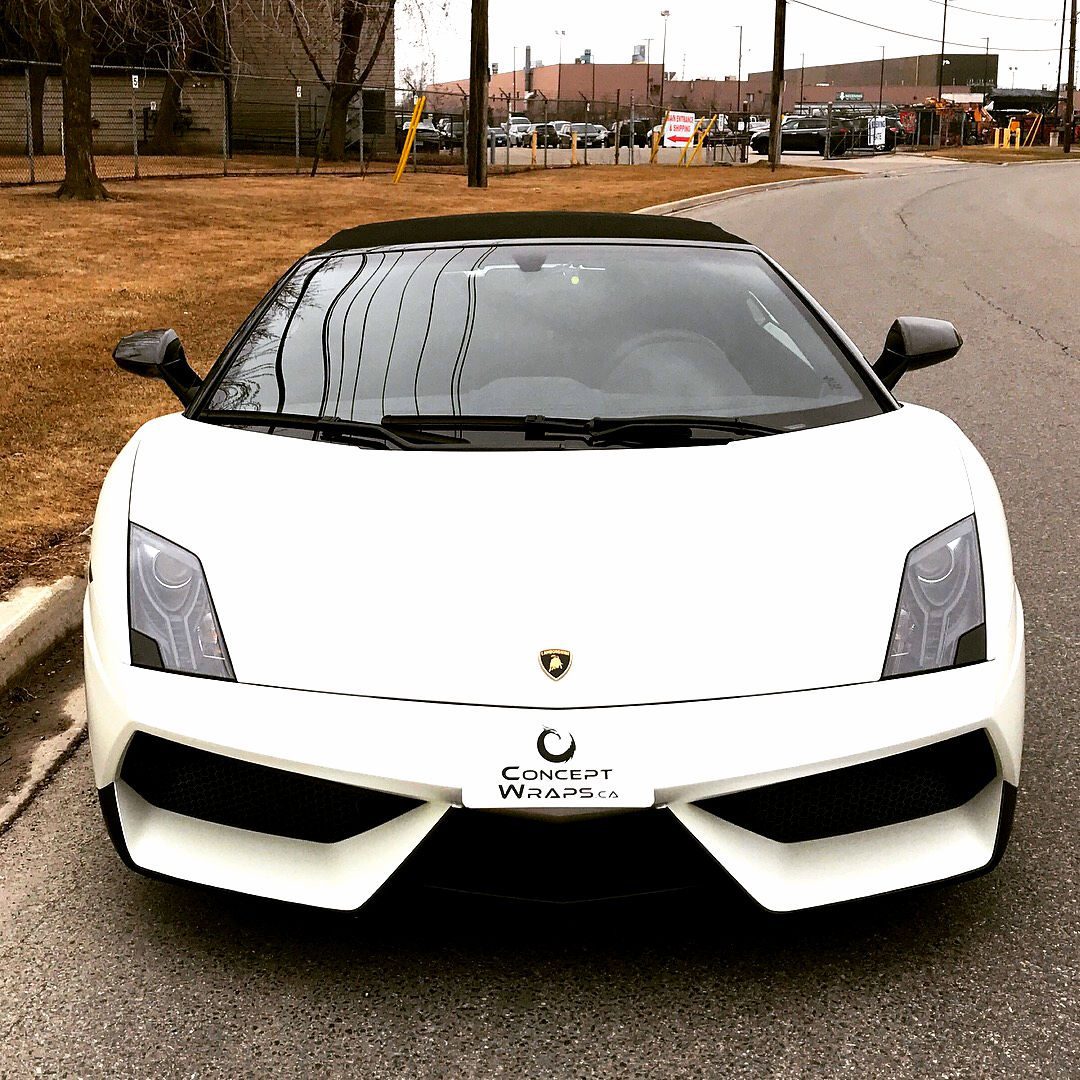 Lamborghini Gallardo Satin Pearl White - Concept Wraps