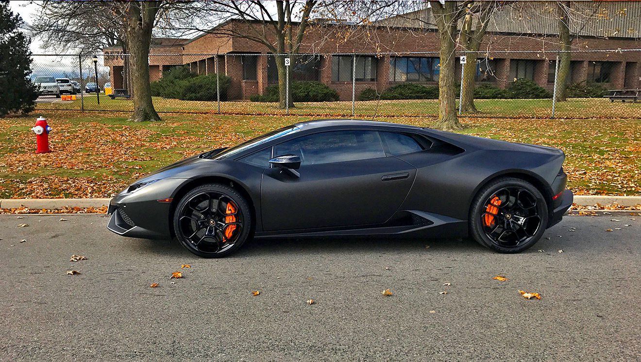 Lamborghini Huracan Satin Black - Concept Wraps