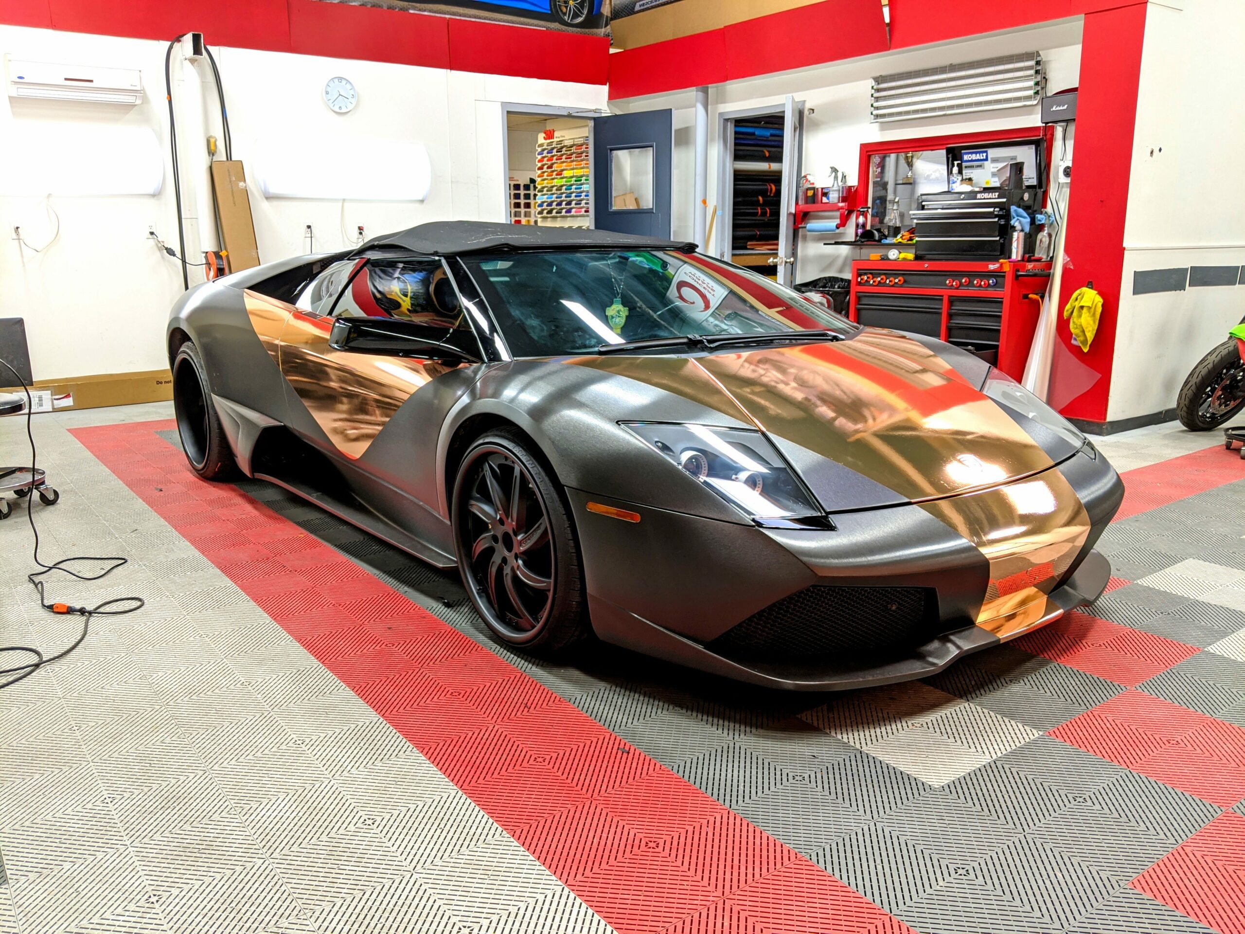 Lamborghini Murcielago Brushed Black - Concept Wraps