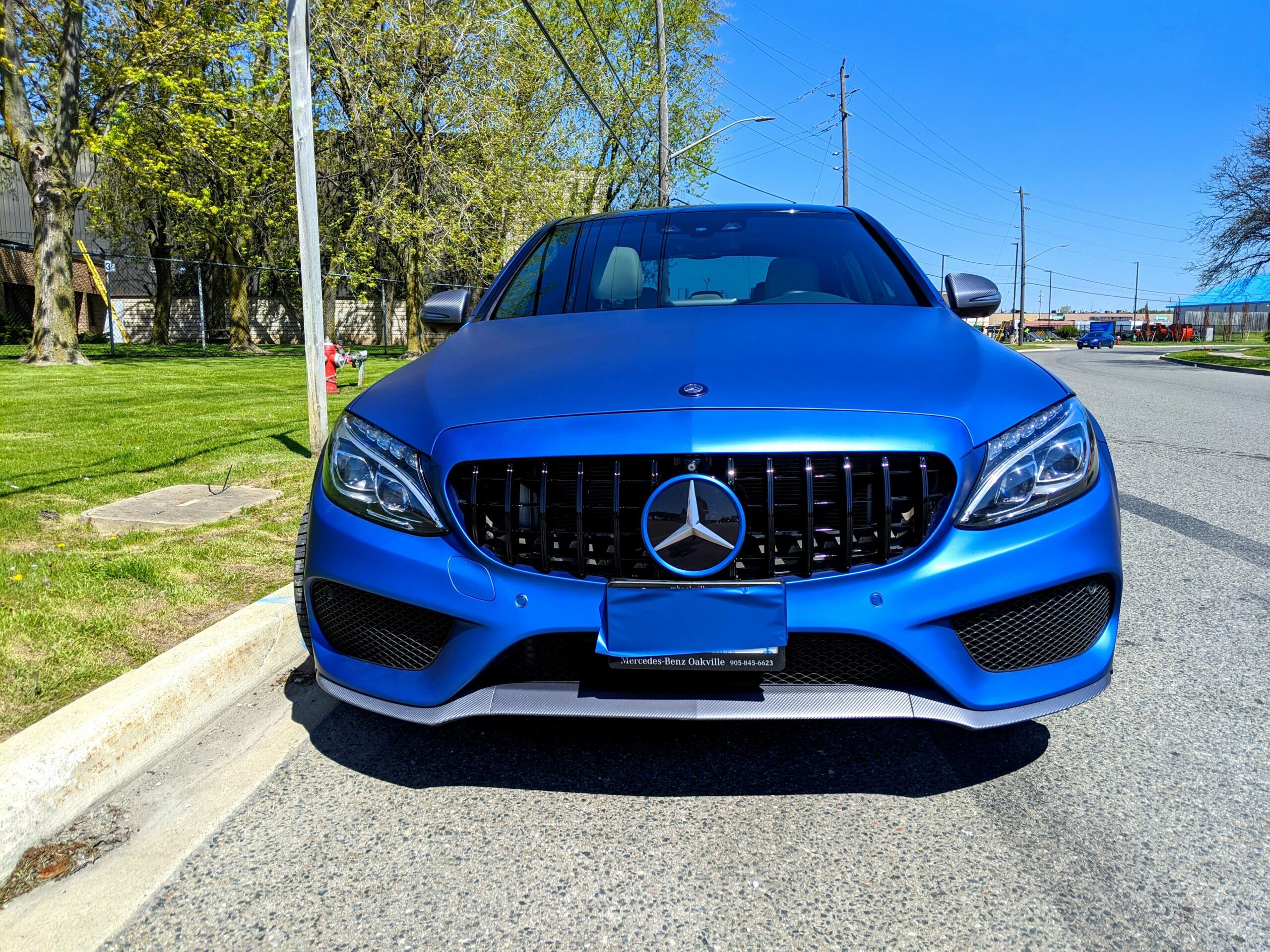 Mercedes-Benz C43 Matte Metallic Night Blue - Concept Wraps