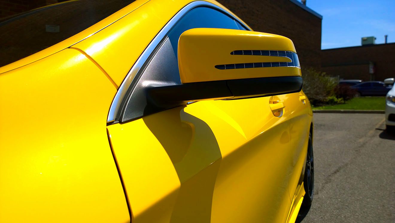 Mercedes-Benz CLA Bright Yellow - Concept Wraps