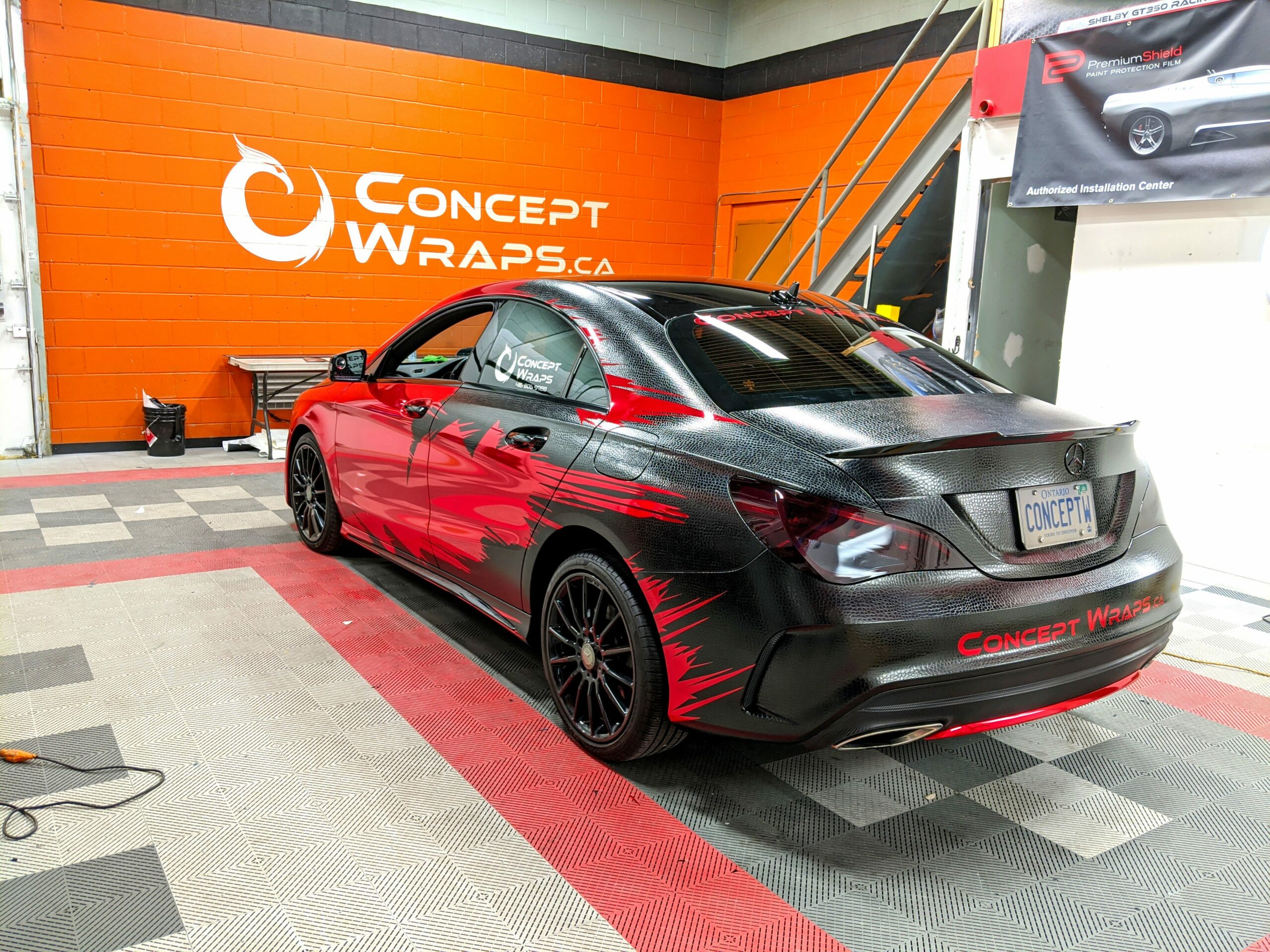 Mercedes-Benz CLA Red Chrome - Concept Wraps
