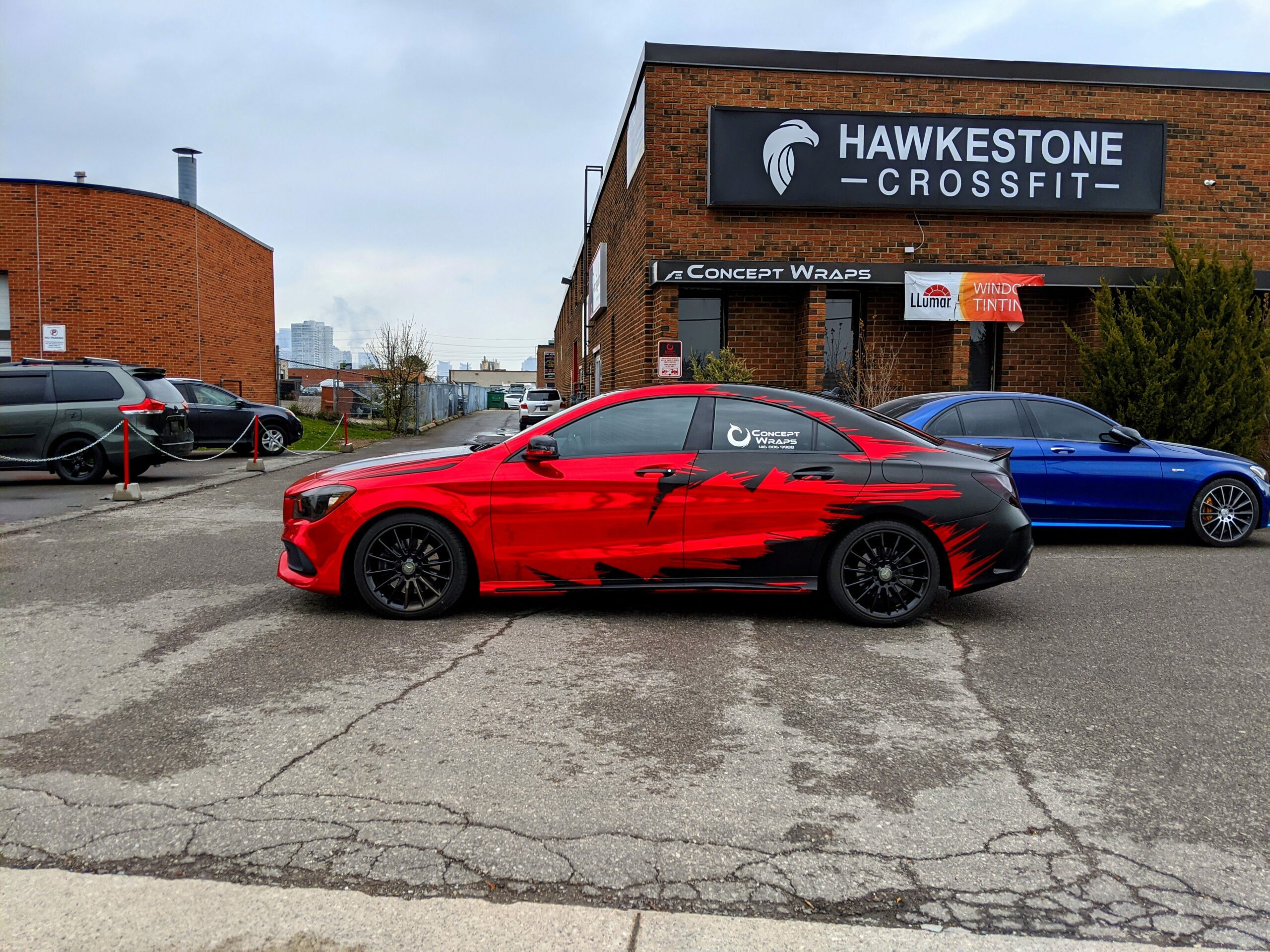 Mercedes-Benz CLA Red Chrome - Concept Wraps