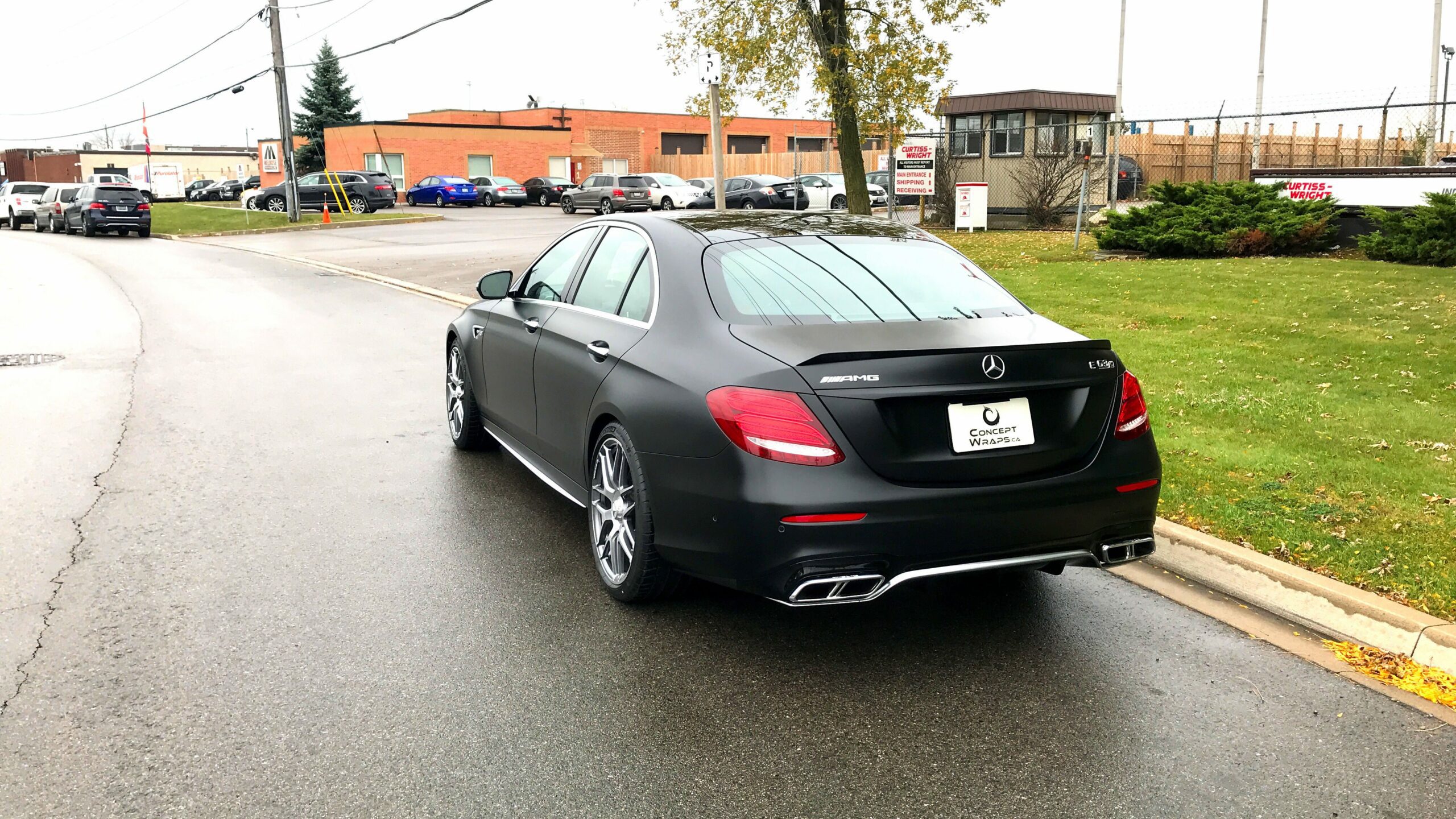 Mercedes-Benz E63S Satin Black - Concept Wraps