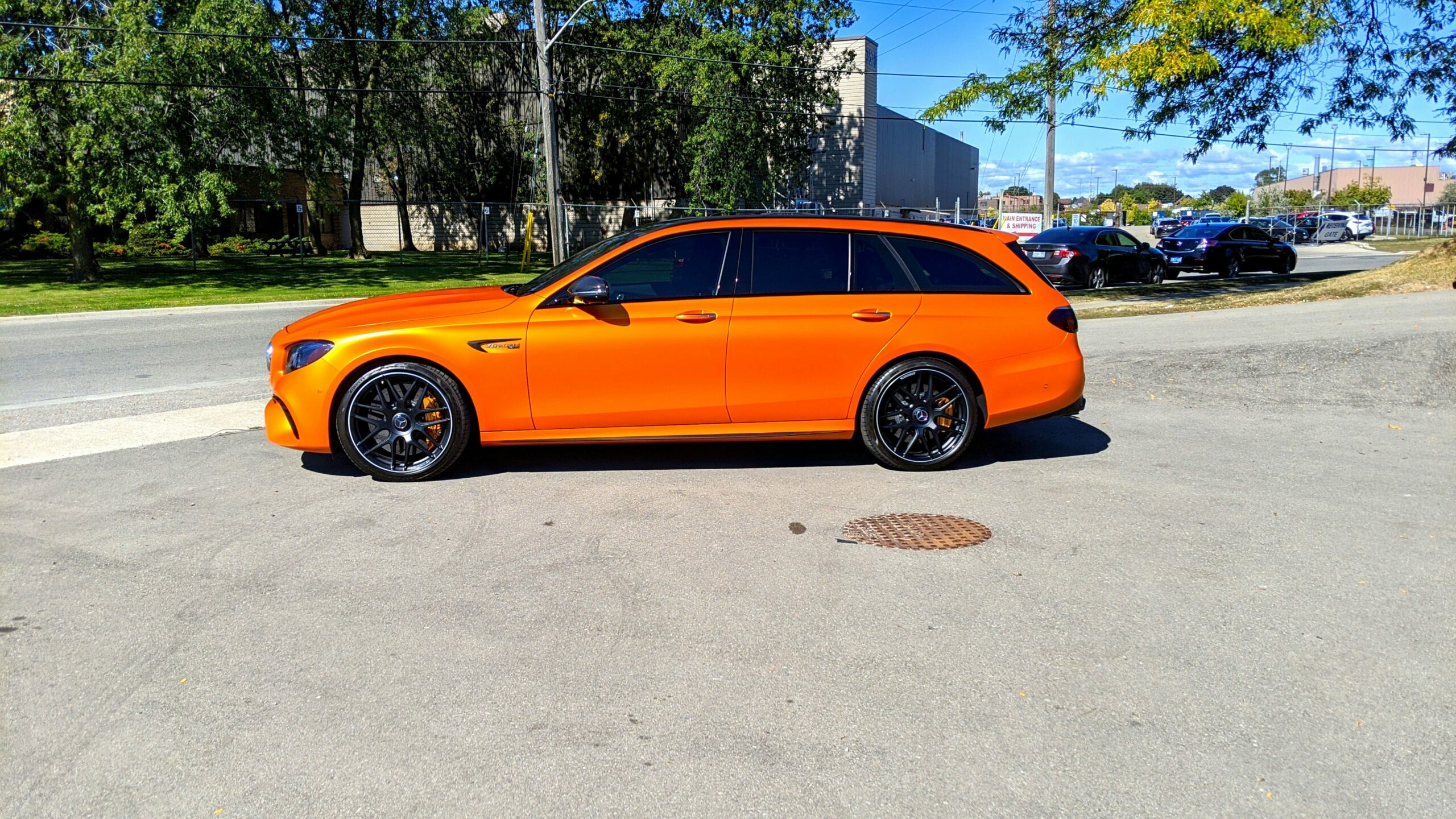 Mercedes-Benz E63s Stunning Orange - Concept Wraps