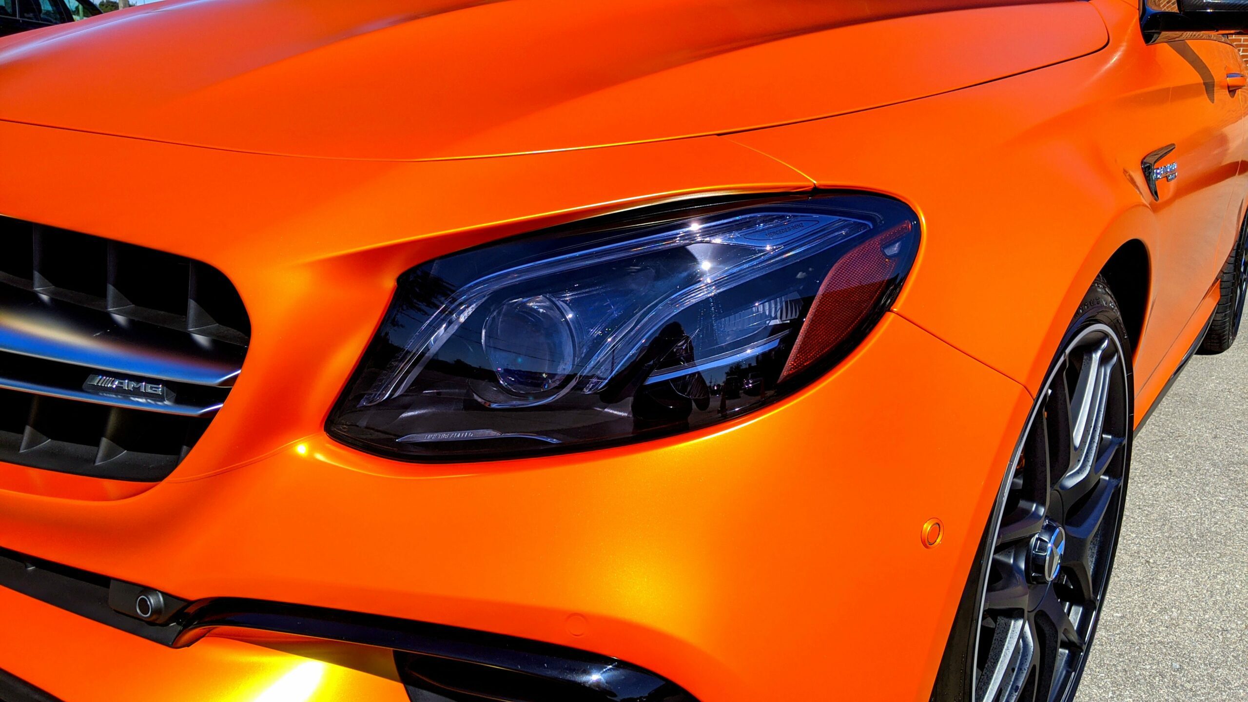 Mercedes-Benz E63s Stunning Orange - Concept Wraps