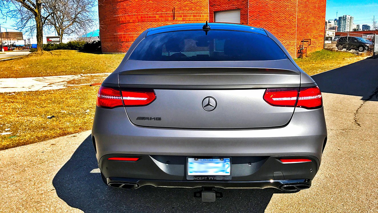 Mercedes-Benz GLE AMG Matte Charcoal Metallic - Concept Wraps