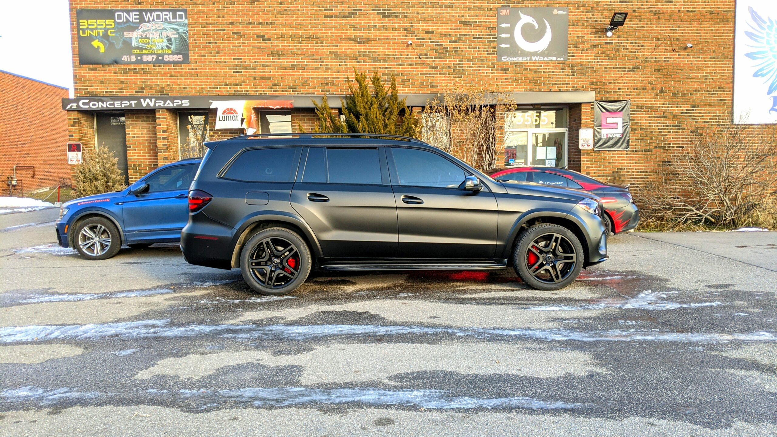 Mercedes-Benz GLS Phantom Bk - Concept Wraps