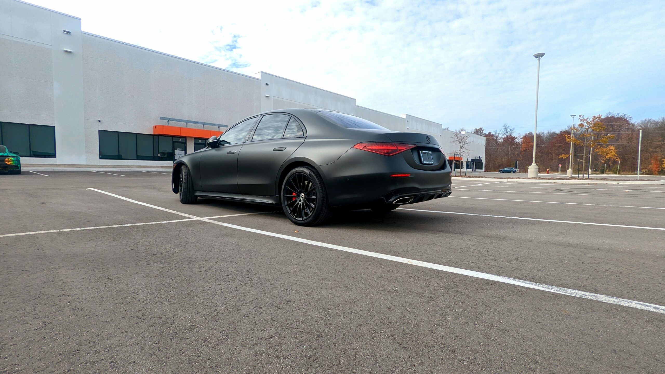 Mercedes-Benz S500 Matte Phantom Black - Concept Wraps