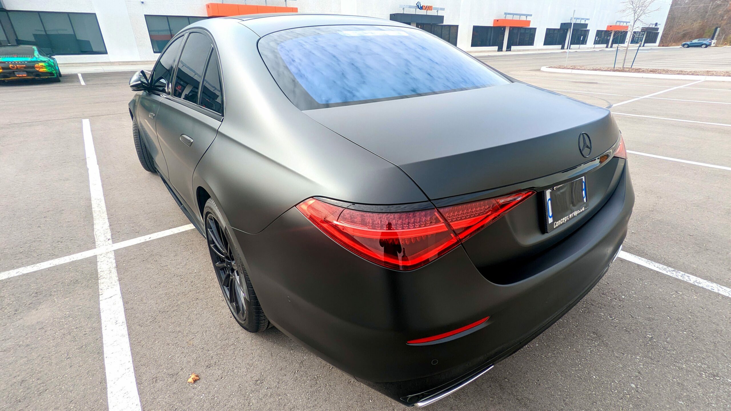 Mercedes-Benz S500 Matte Phantom Black - Concept Wraps