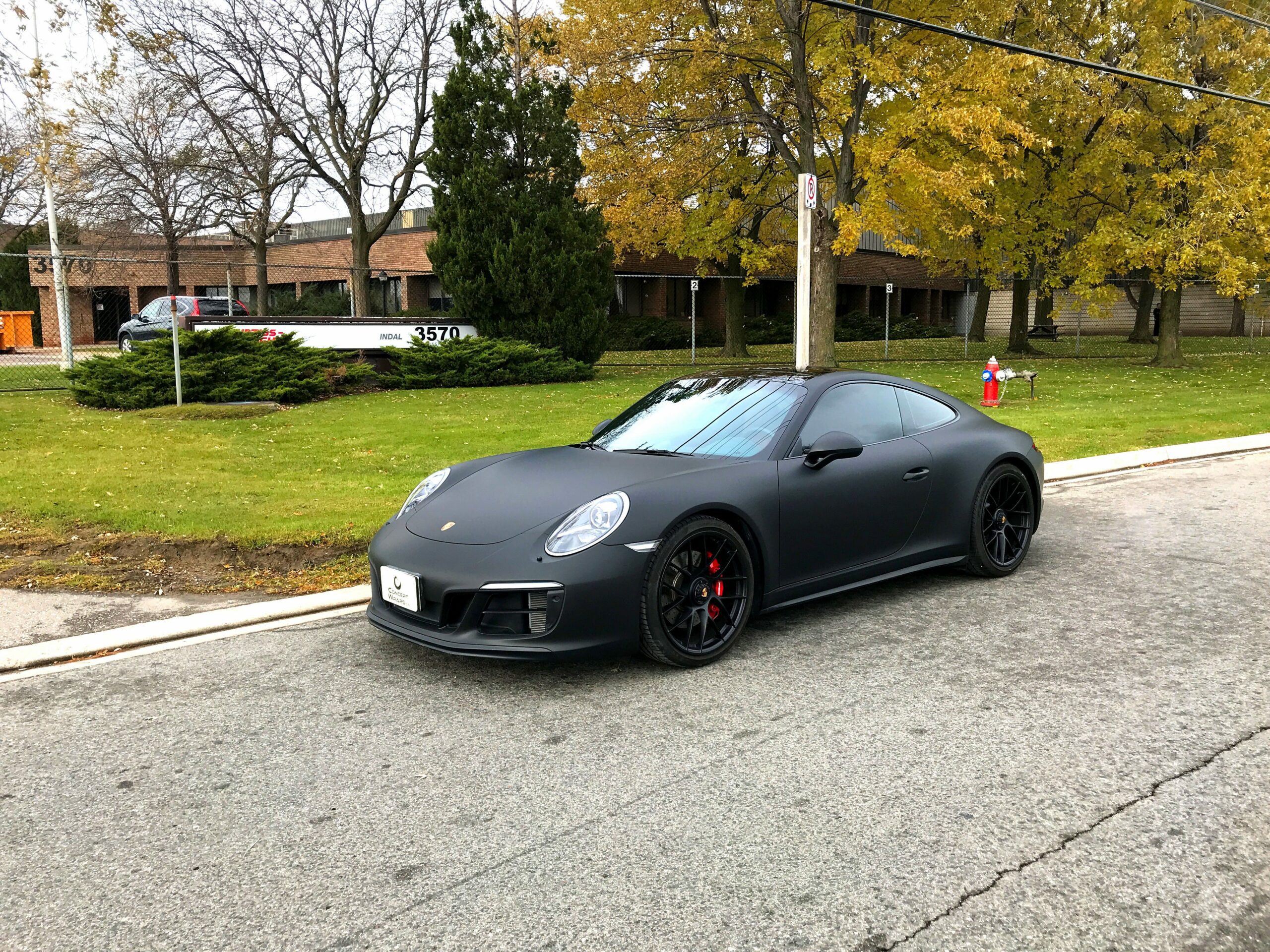 Porsche 911 GTS Matte Black - Concept Wraps