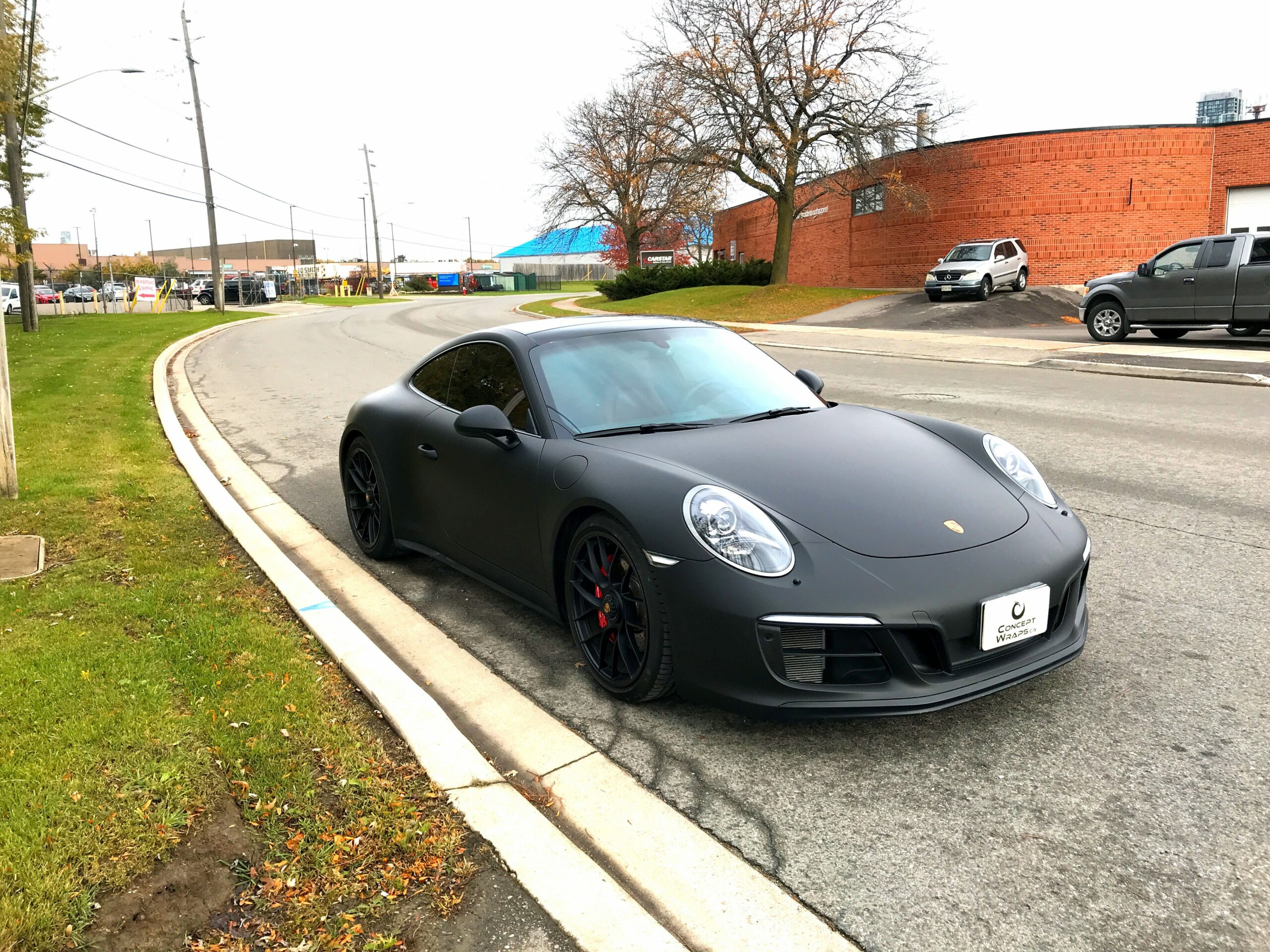 Porsche 911 GTS Matte Black - Concept Wraps